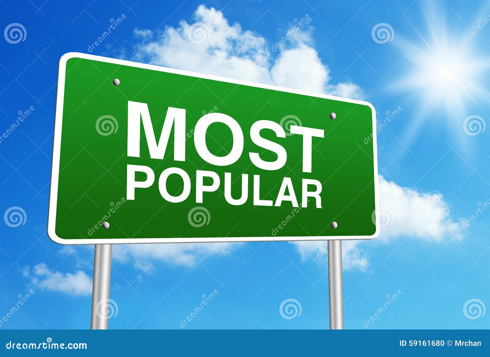 Most Popular stock photo. Image of star, marketing, favorite - 59161680