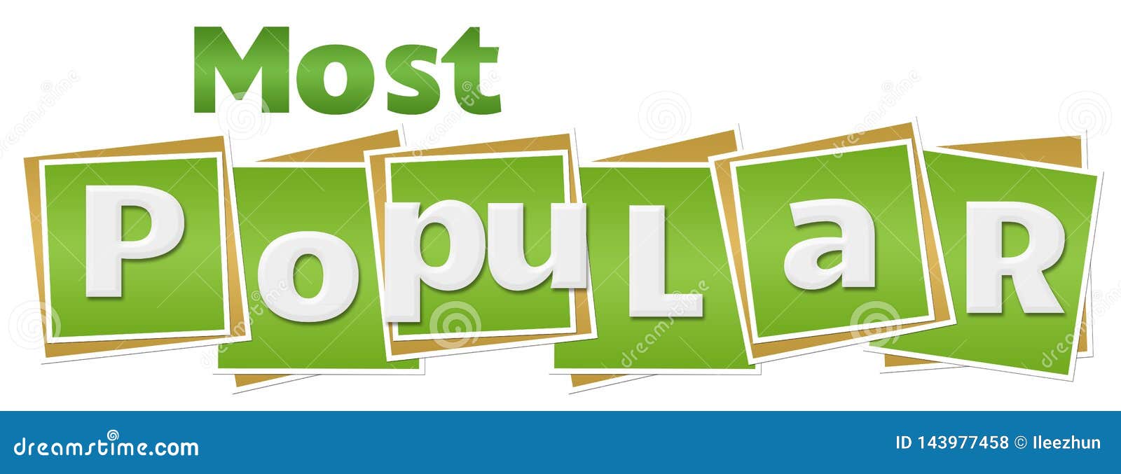 Most Popular Green Squares Text Stock Illustration - Illustration of ...