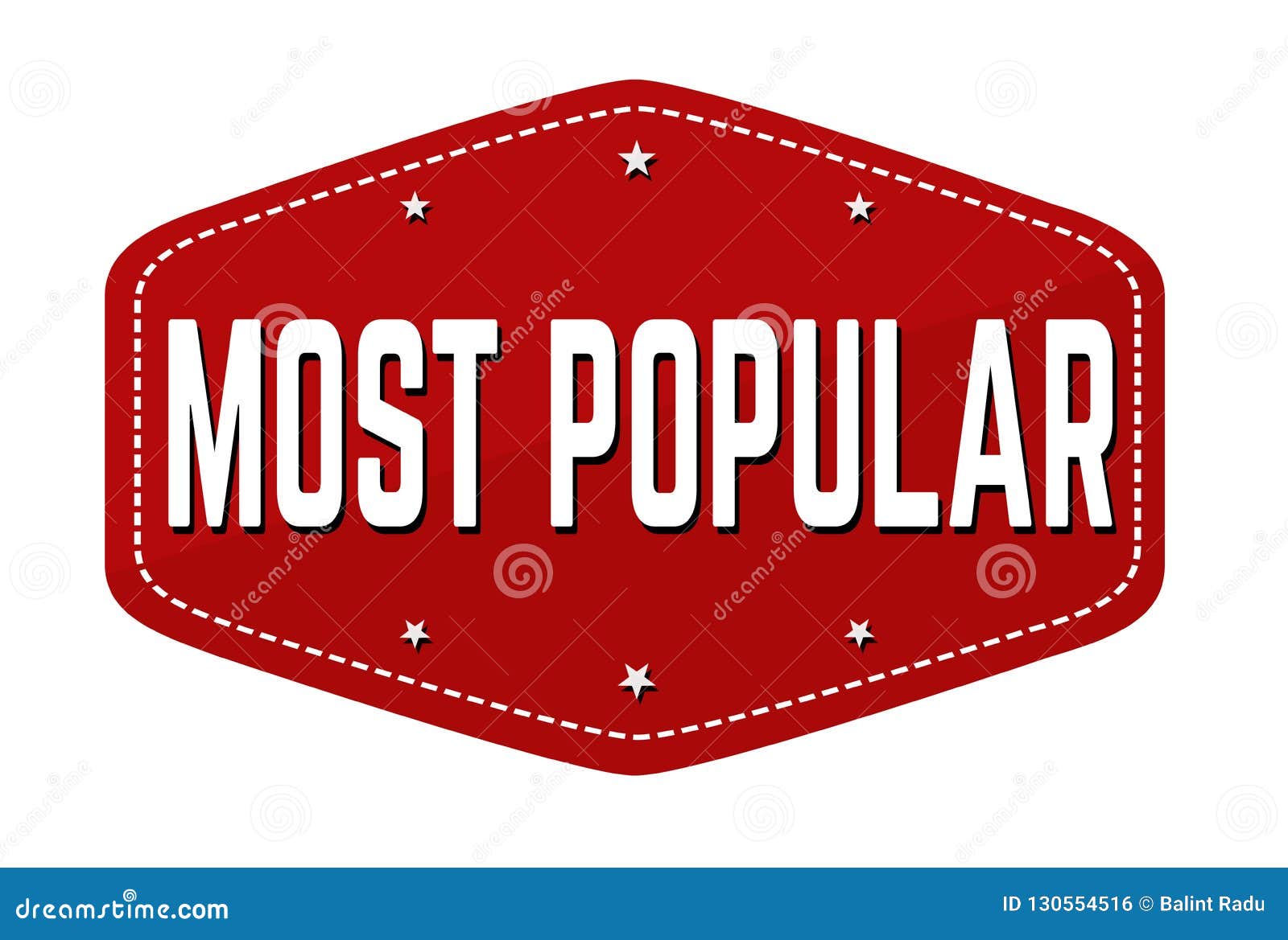 Most Popular Label or Sticker Stock Vector - Illustration of label ...