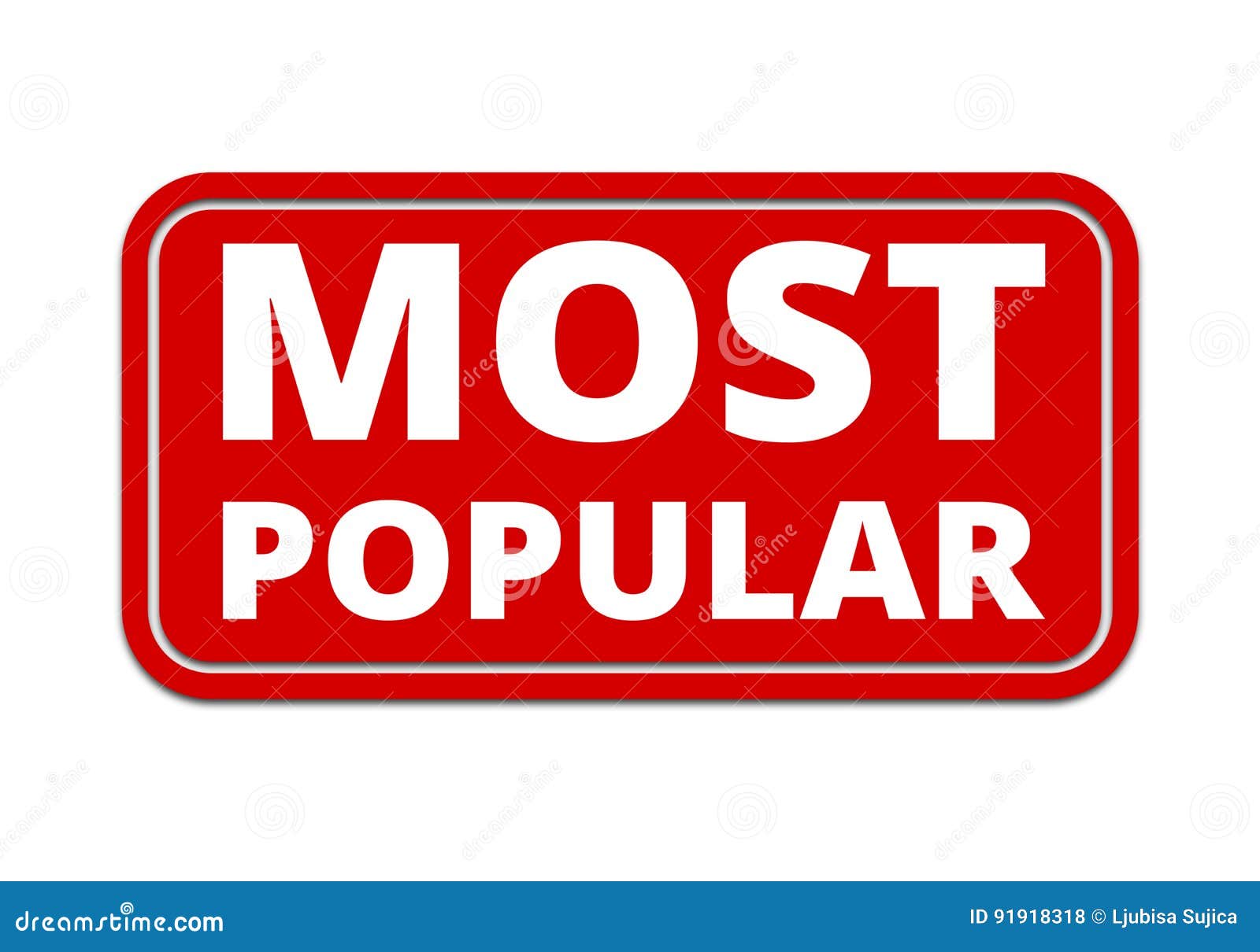 Most Popular Sign, Button, Icon Stock Vector - Illustration of quality ...