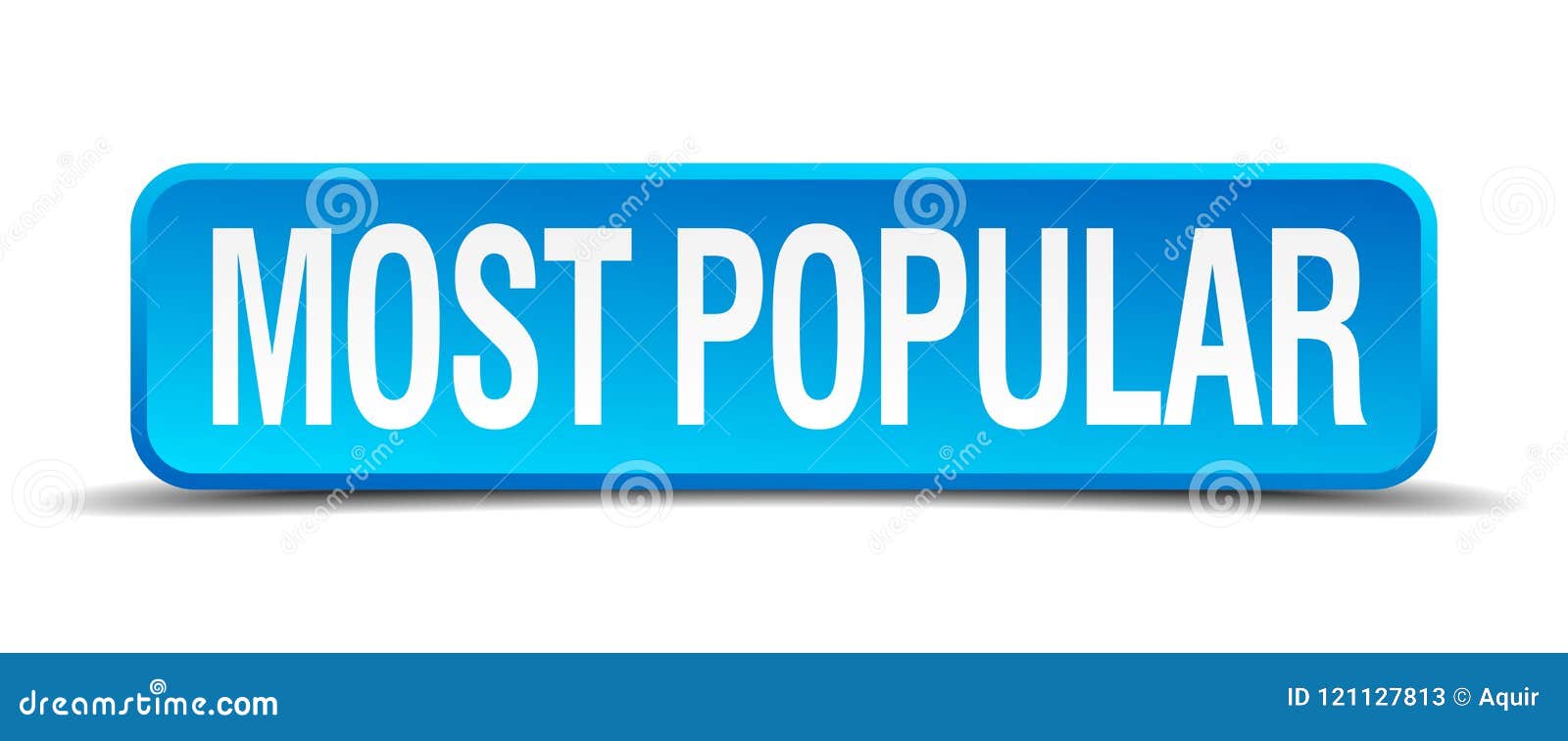 Most popular button stock vector. Illustration of background - 121127813