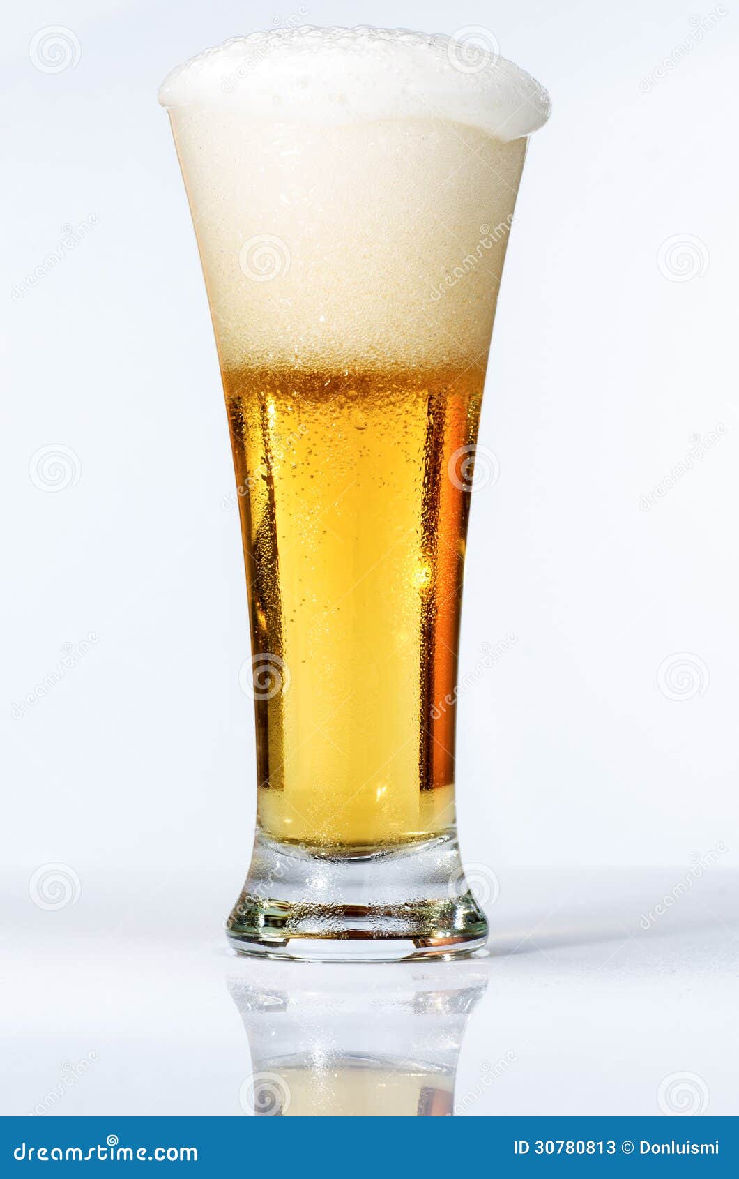 Most Refreshing Beer in the World 6 Stock Image - Image of golden ...