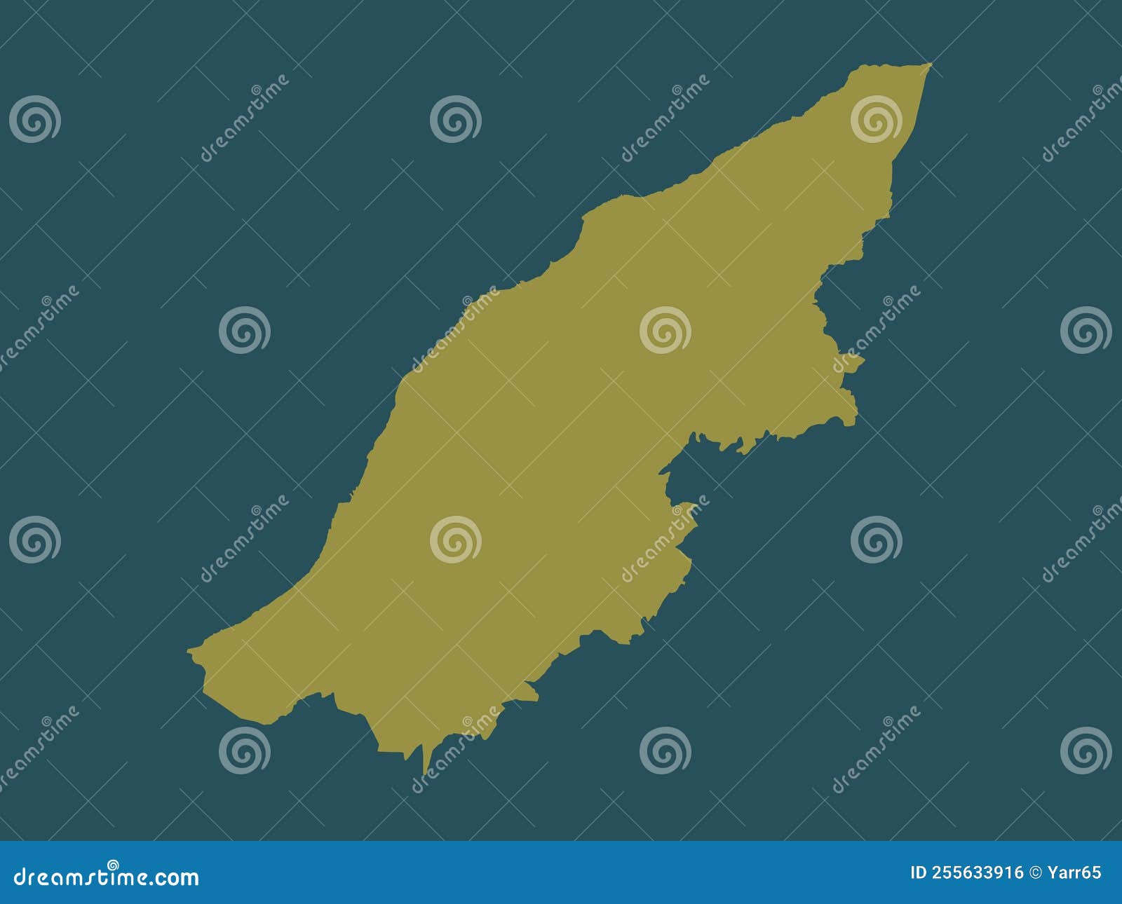 Mostaganem, Algeria. Solid. No Legend Stock Illustration - Illustration ...