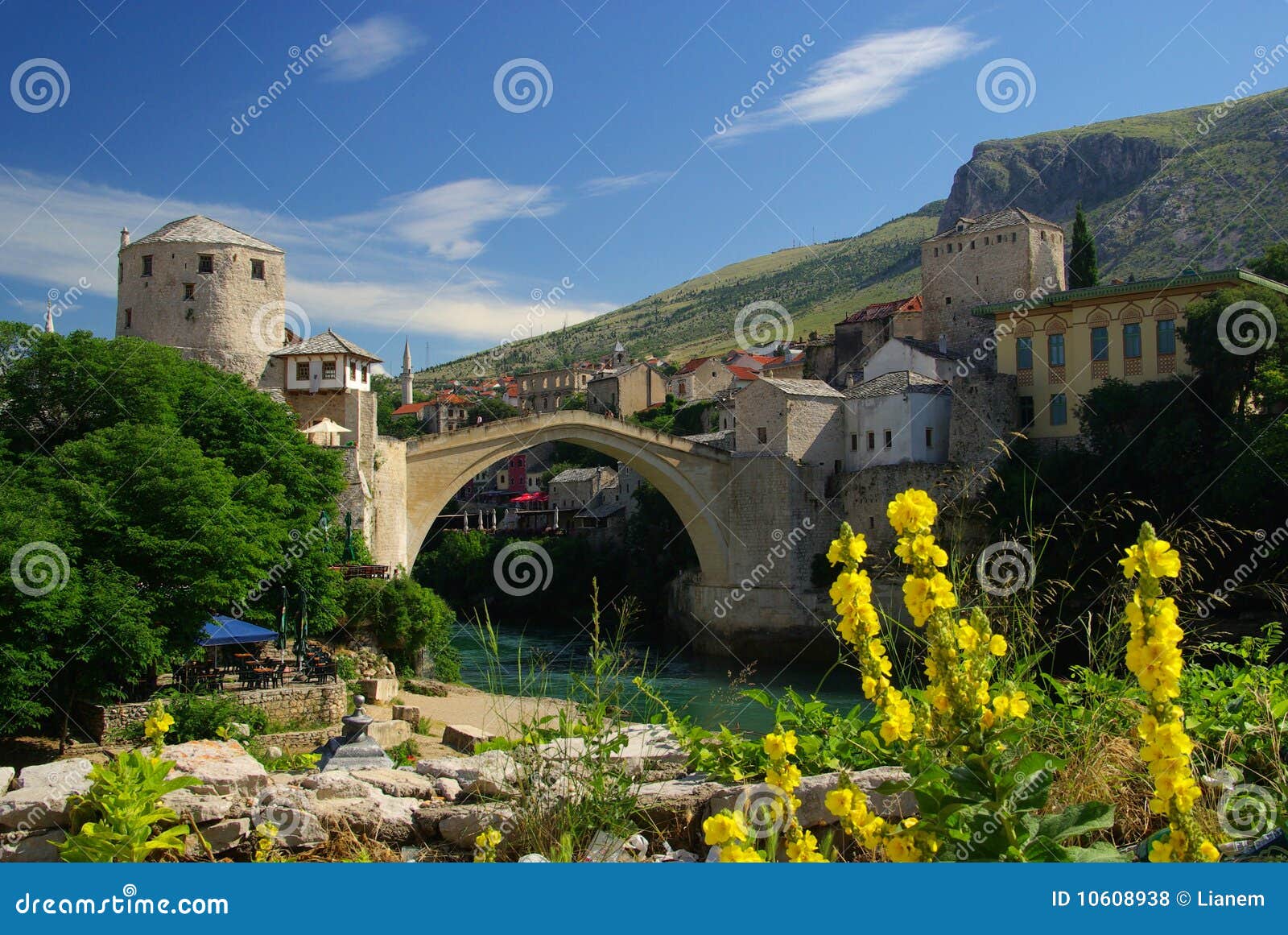 Mostar stock photo. Image of bosnia, architecture, historic - 10608938