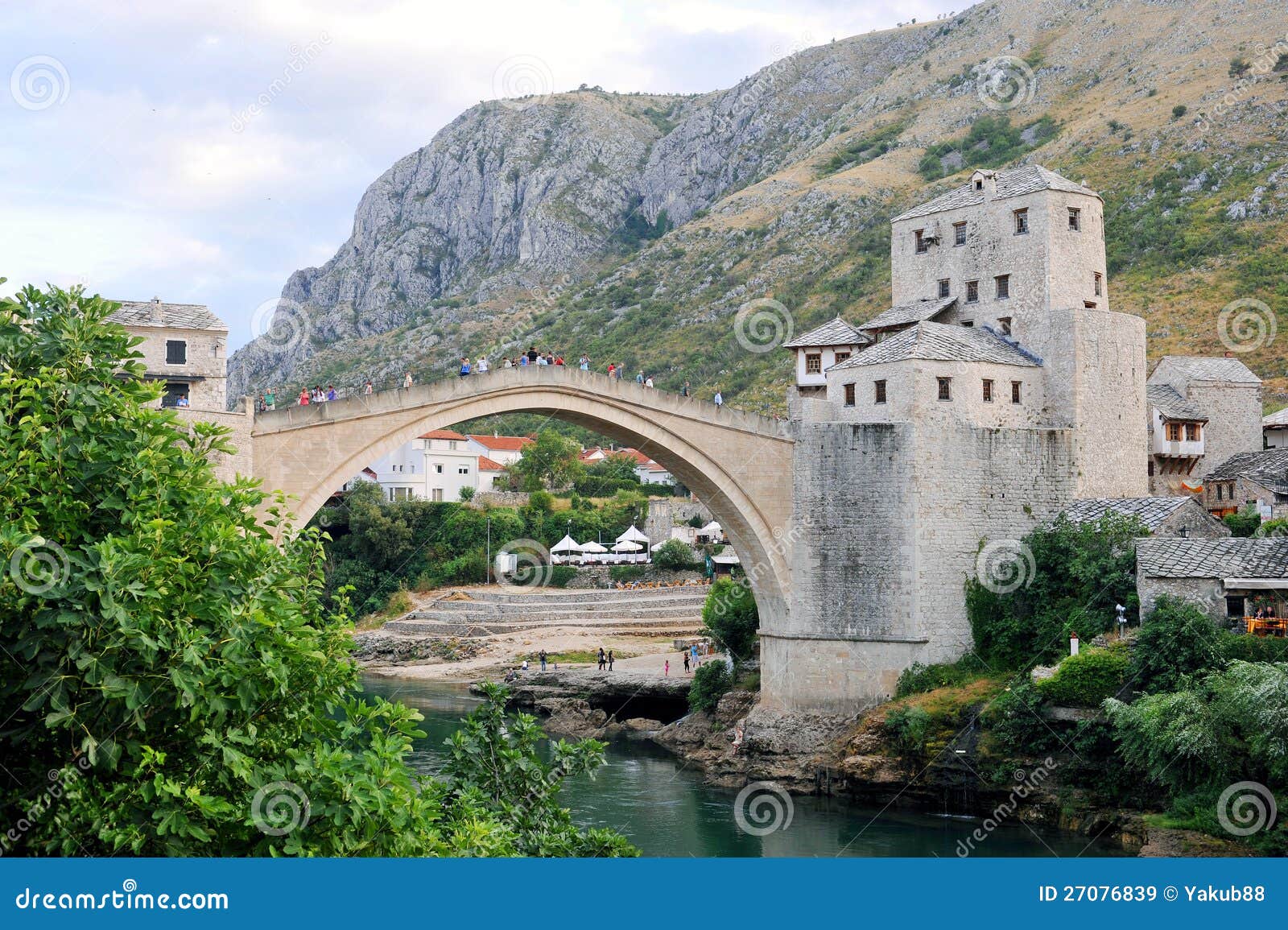 Mostar stock image. Image of architecture, medieval, bosnia - 27076839