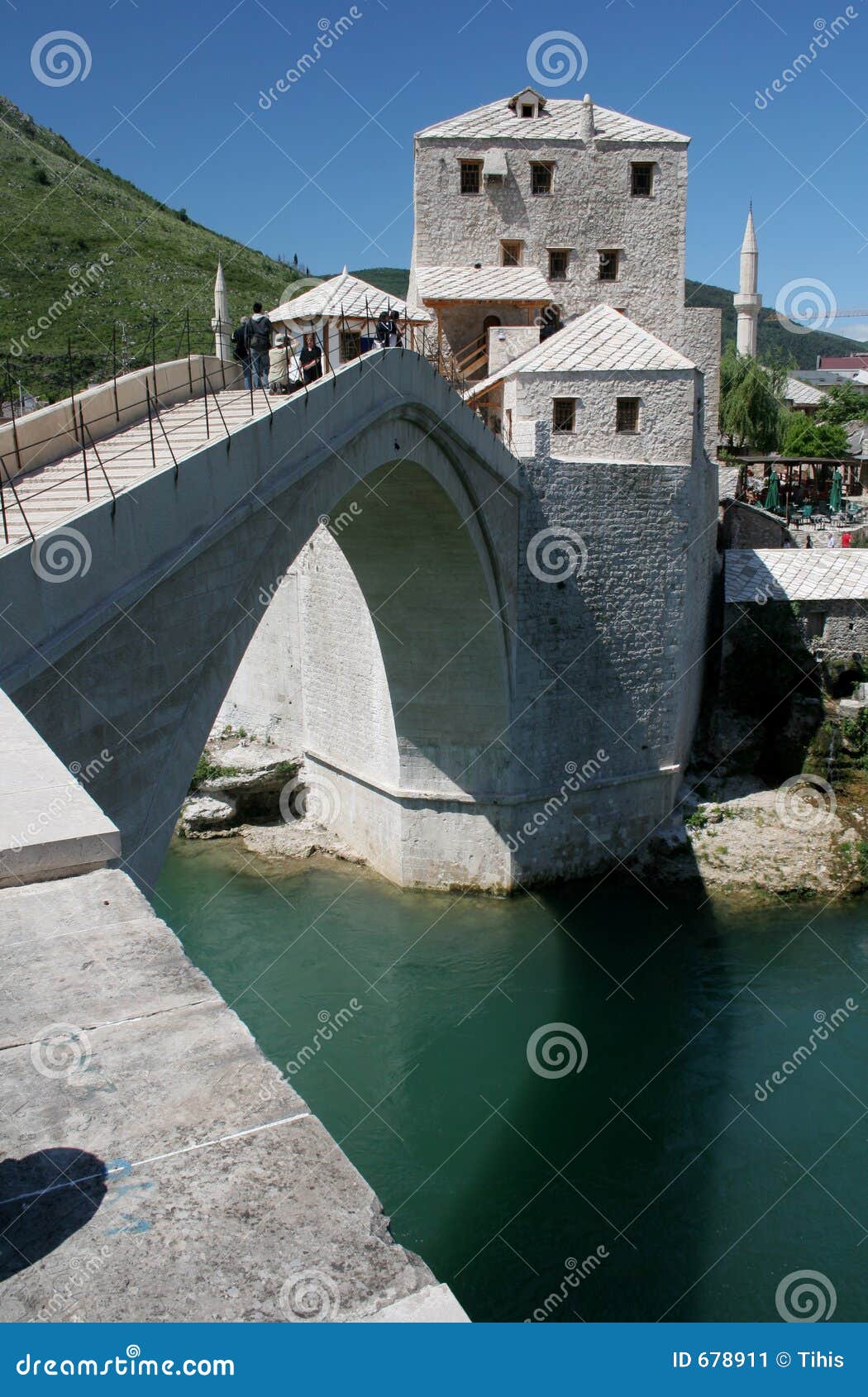 Mostar stock image. Image of unesco, clouds, neretva, city - 678911