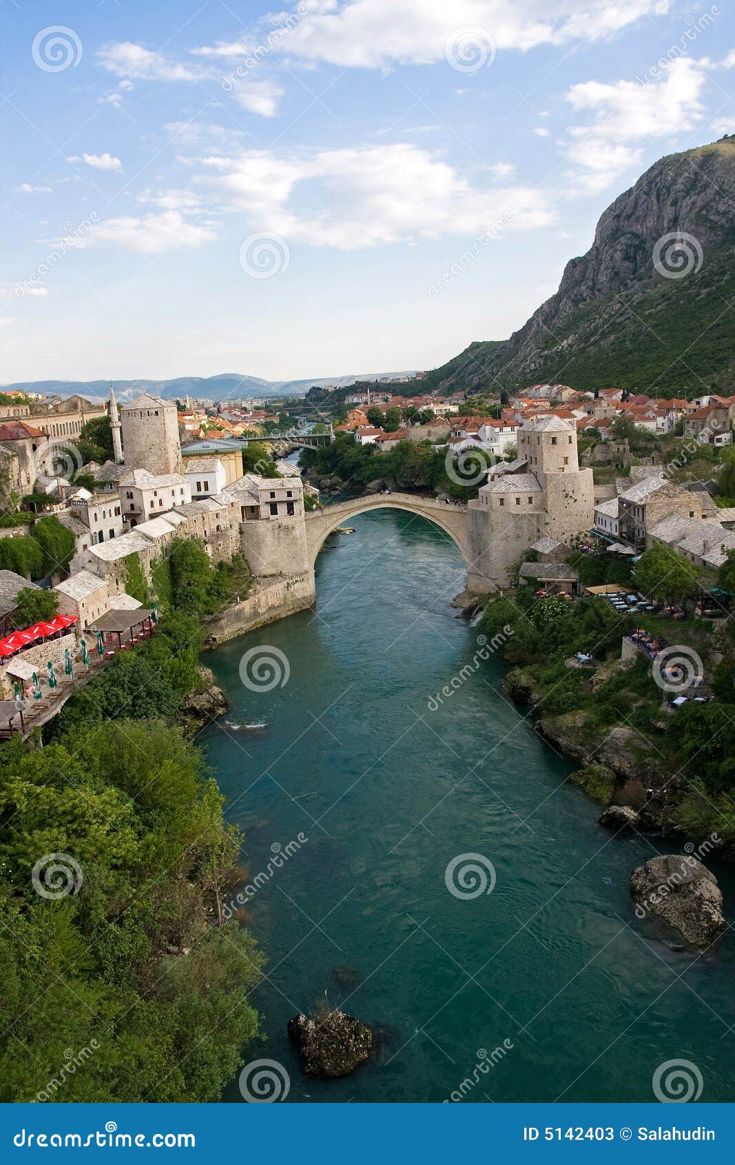 Mostar bridge stock image. Image of trip, europe, heritage - 5142403