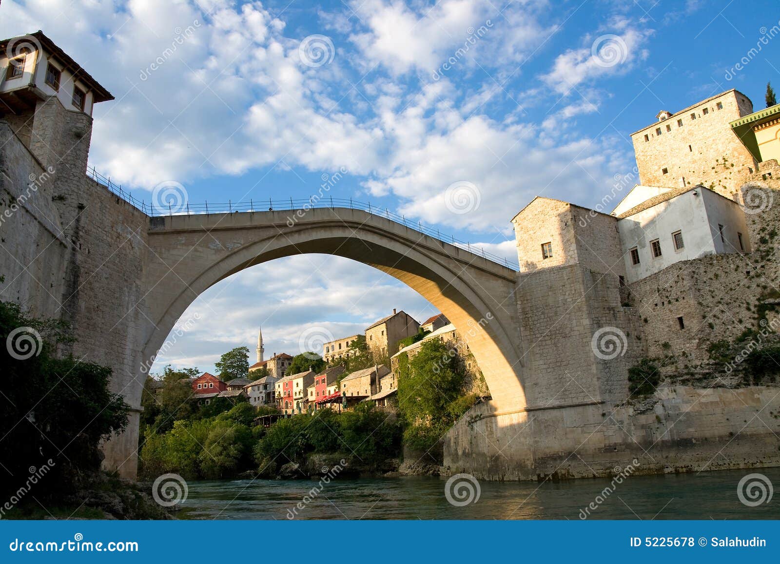 Mostar bridge stock photo. Image of tourism, town, islamic - 5225678