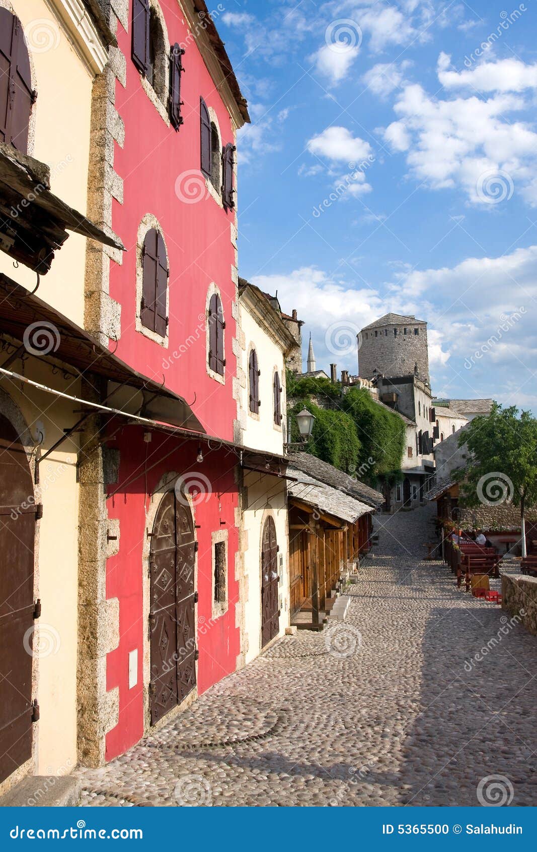 Mostar street stock photo. Image of city, pavement, europe - 5365500