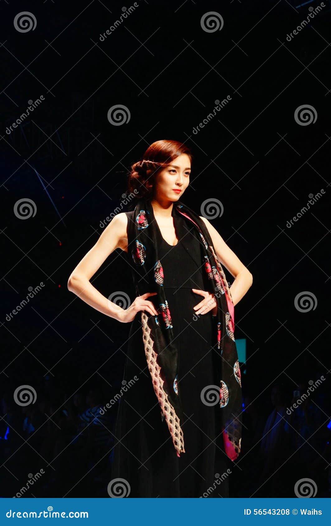 Mostra Tradicional Chinesa Do Modelo De Forma Foto de Stock Editorial ...