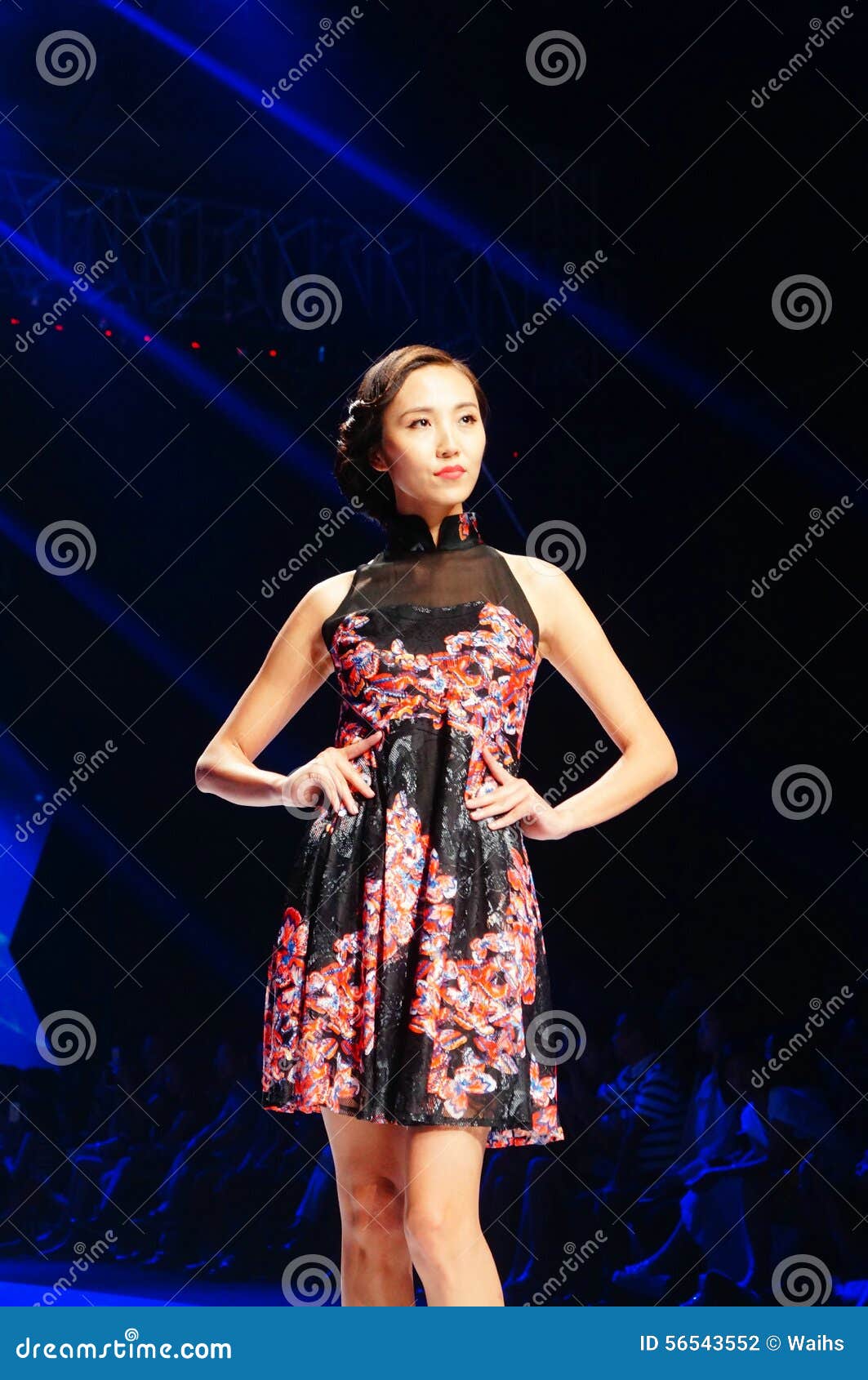 Mostra Tradicional Chinesa Do Modelo De Forma Fotografia Editorial ...