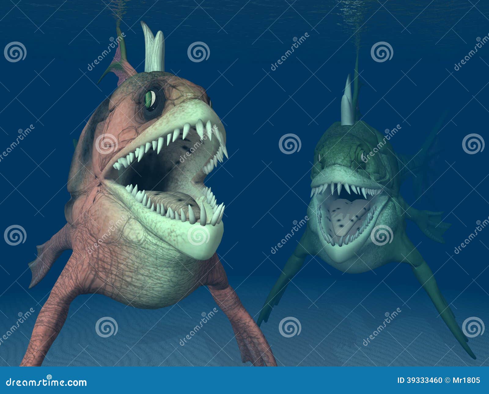 Mostri marini illustrazione di stock. Illustrazione di mito - 39333460