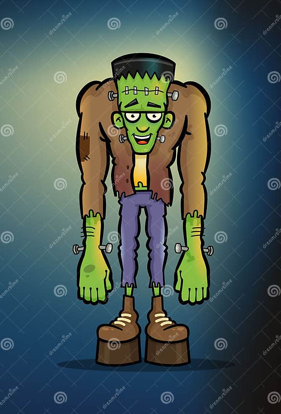 Mostro di Frankenstein illustrazione vettoriale. Illustrazione di ...