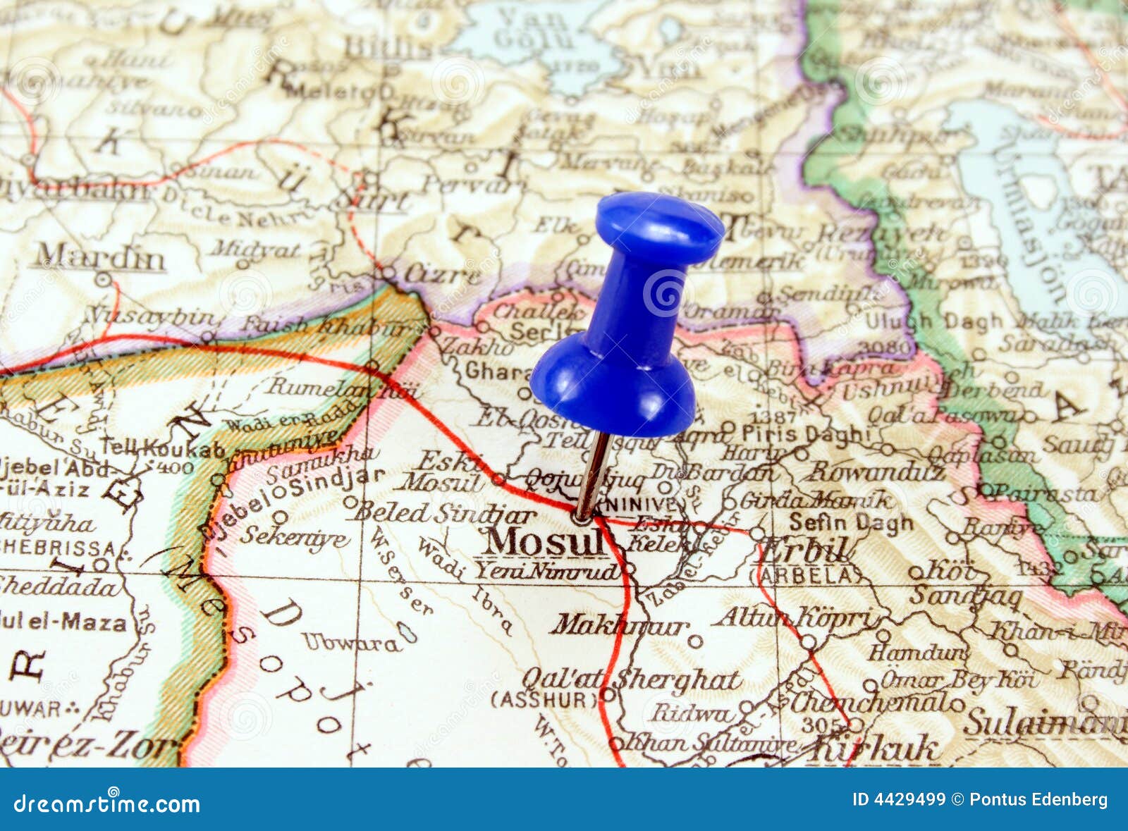 Mosul, Iraq stock image. Image of books, paper, maps, city - 4429499