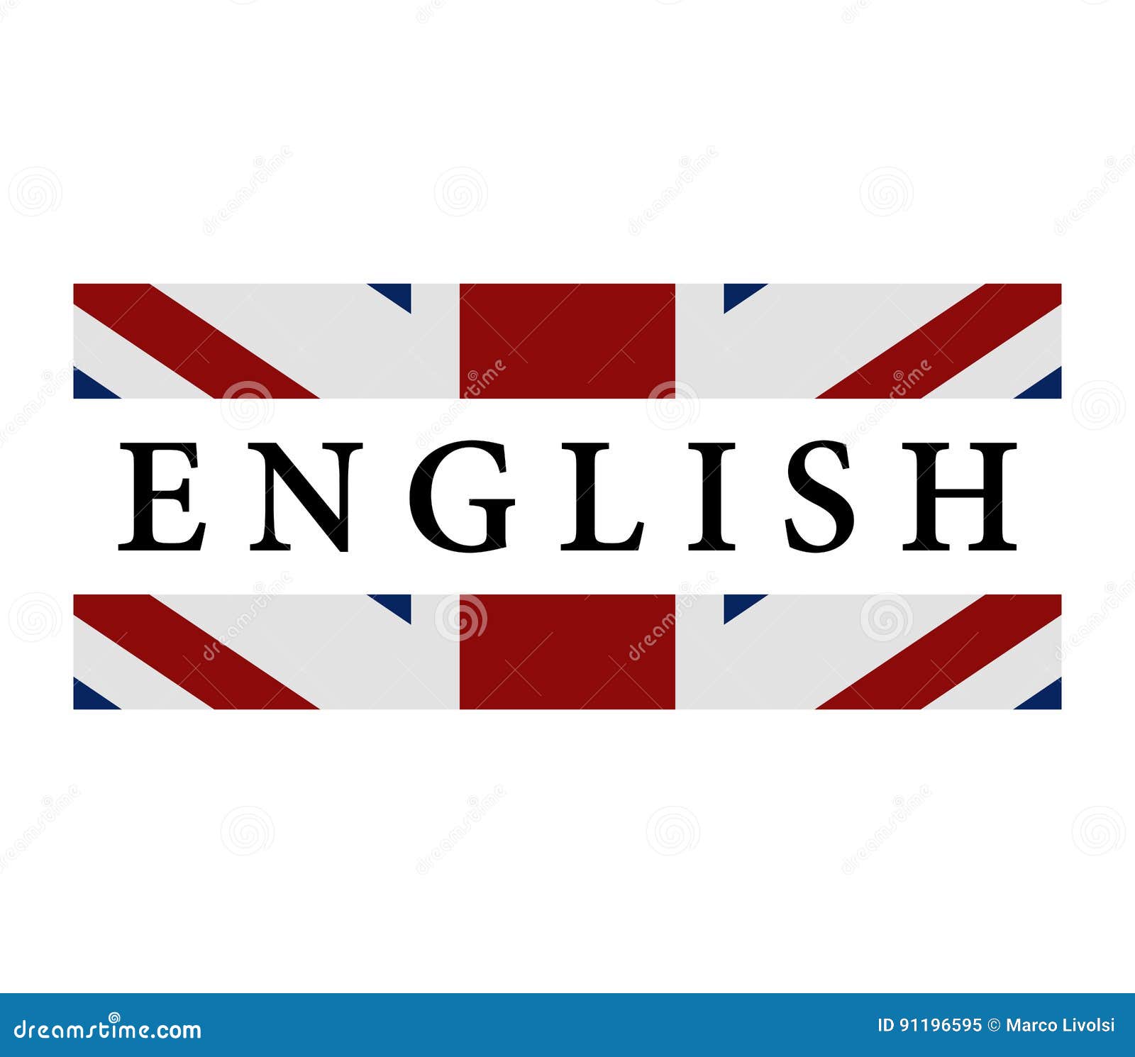 Mot anglais illustré illustration stock. Illustration du formation ...