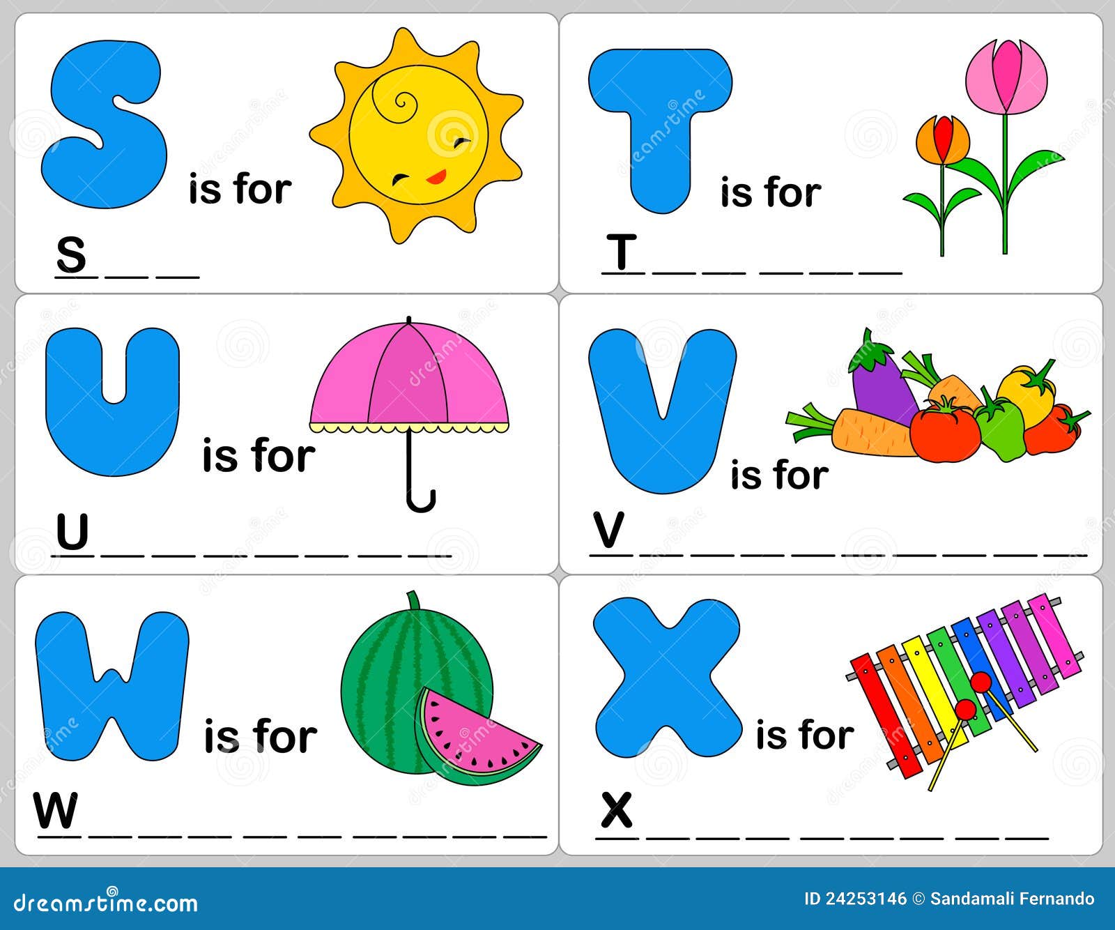 Mot d'alphabet illustration de vecteur. Illustration du coloré - 24253146