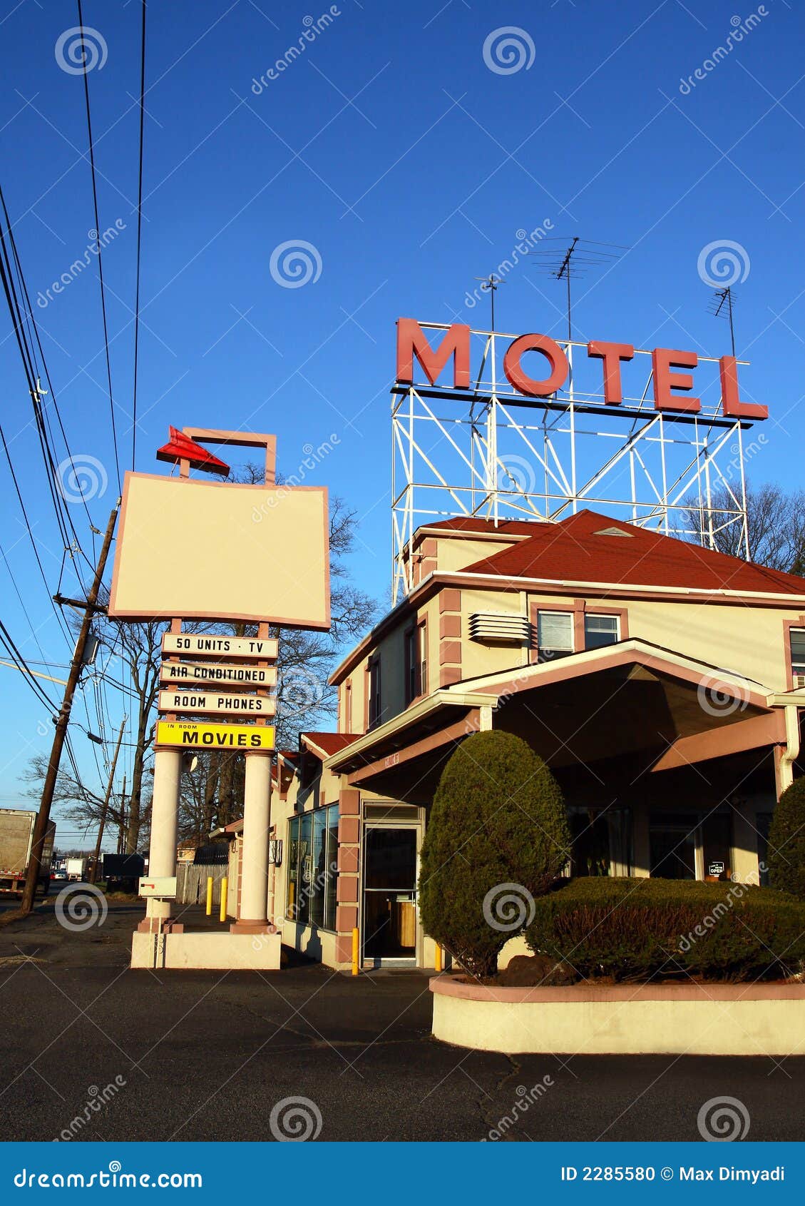 Motel stock photo. Image of cable, rest, jacuzzi, holiday - 2285580