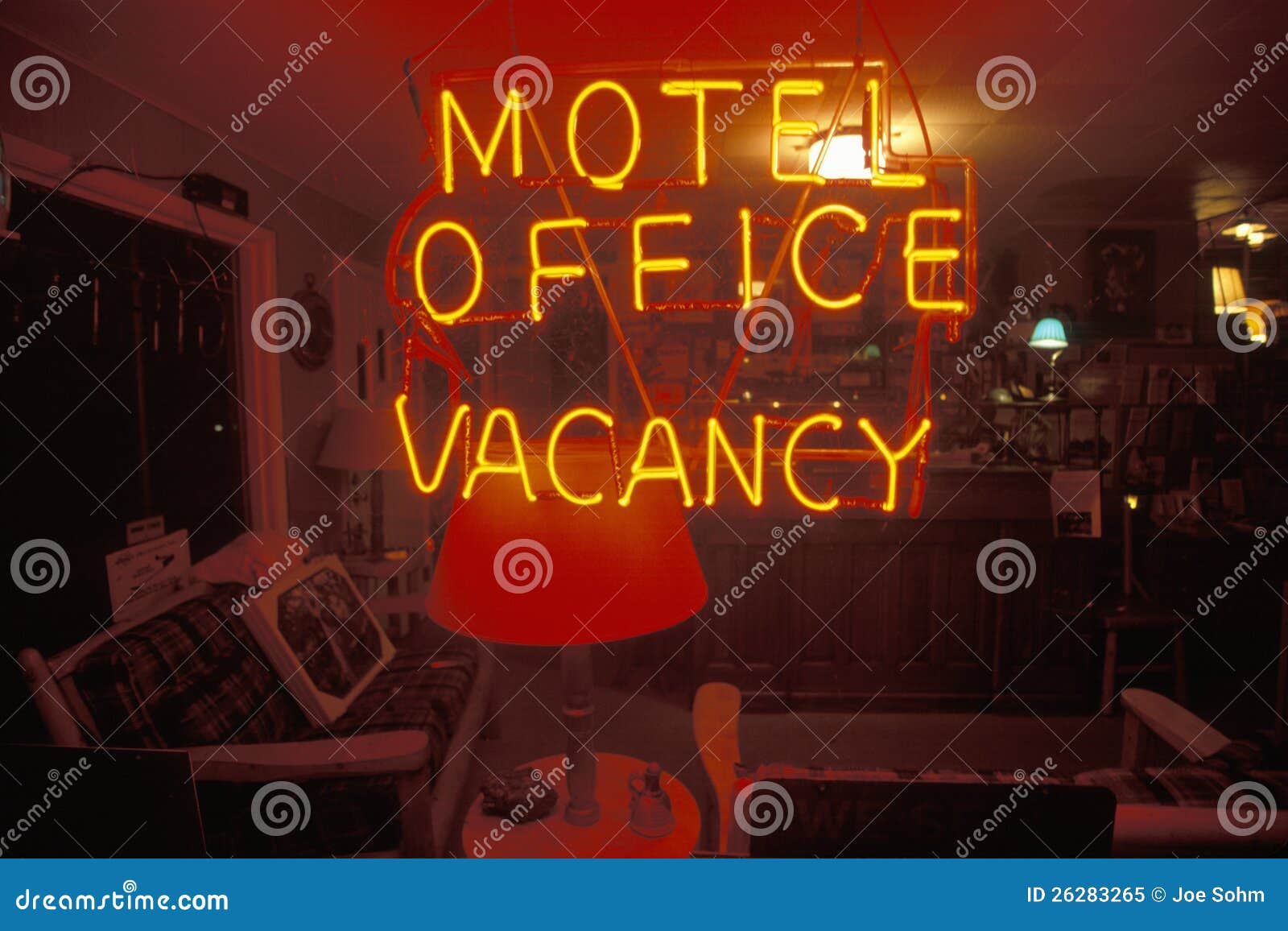 Motel Office, Vacancy Neon Sign Editorial Image - Image of vacancy ...