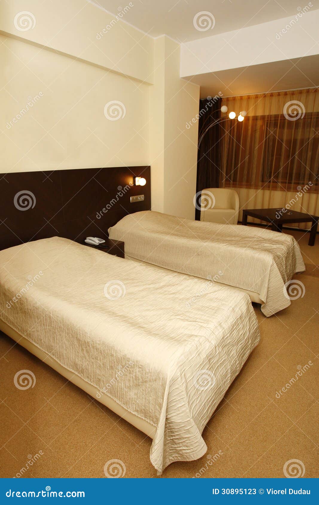 Motel room interior stock image. Image of suite, urban - 30895123
