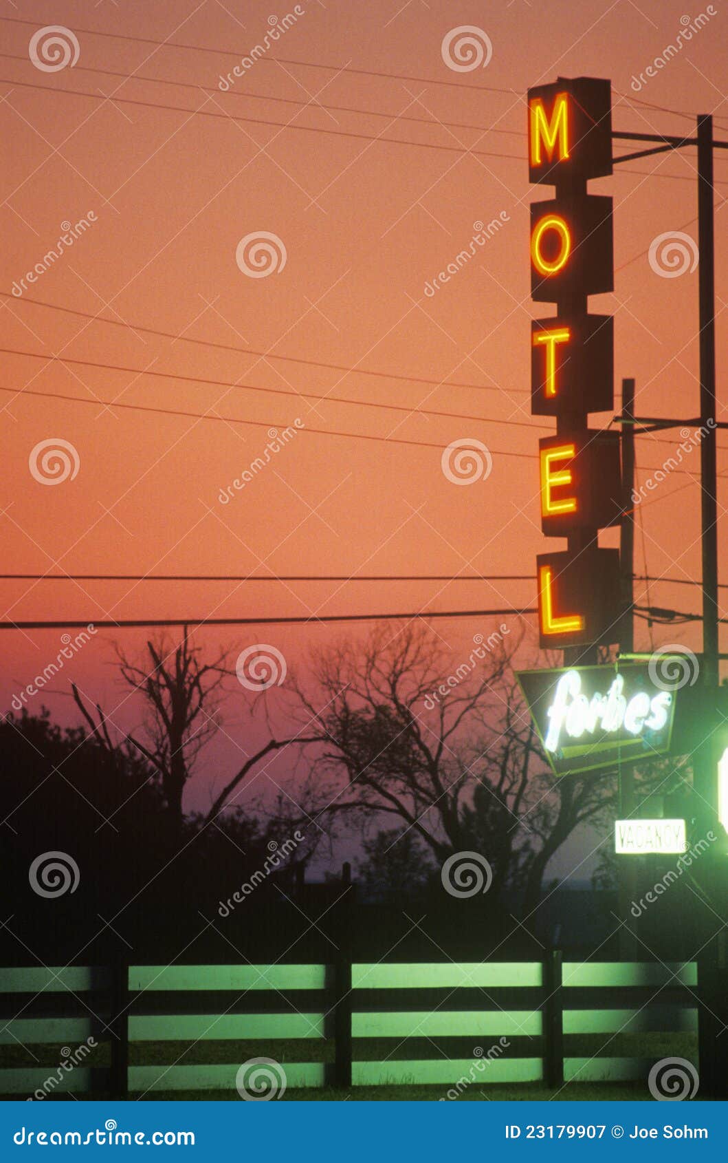 Motel s neon lights editorial photography. Image of neon - 23179907