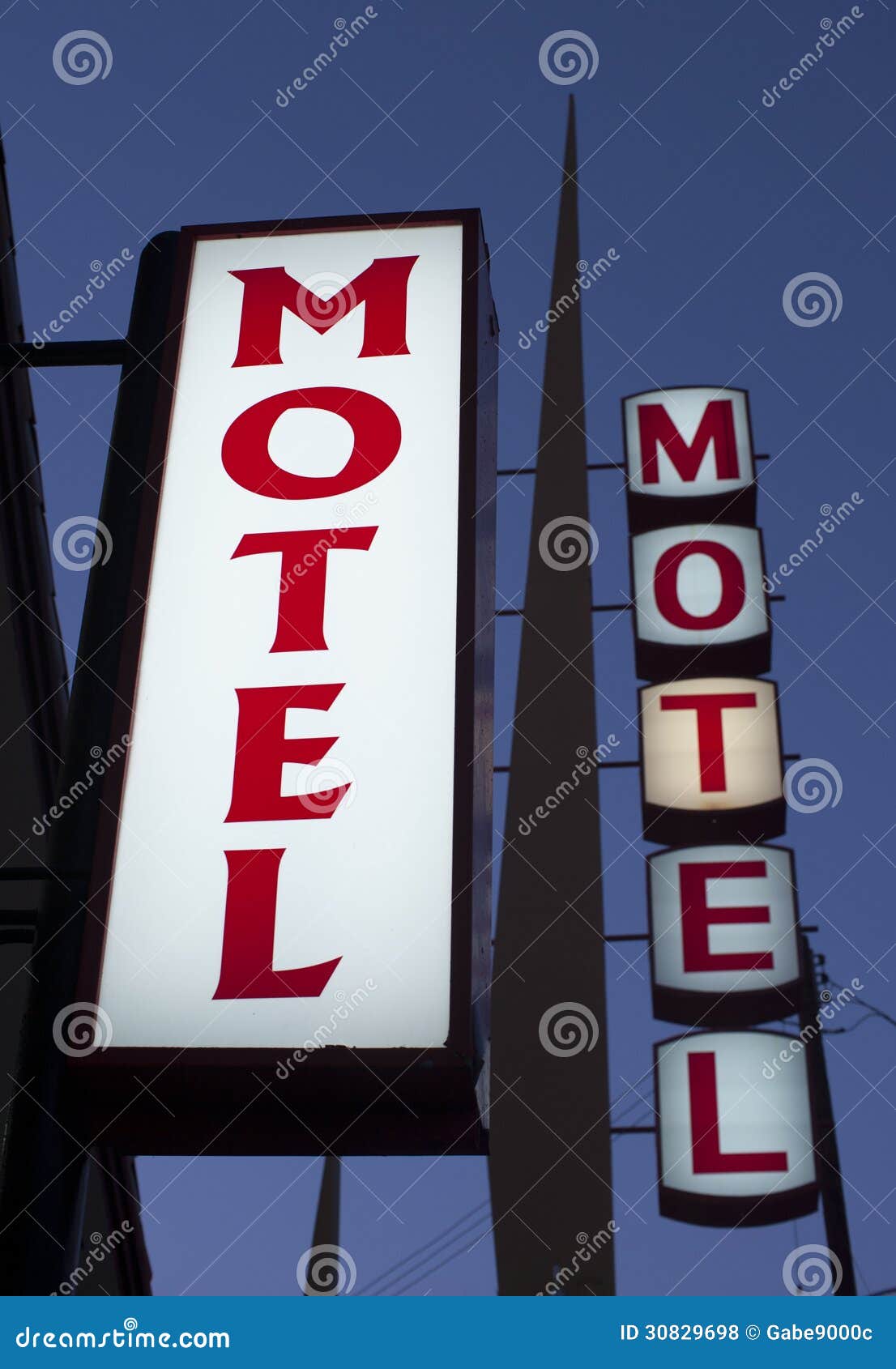 Motel signs stock photo. Image of icons, travel, motel - 30829698