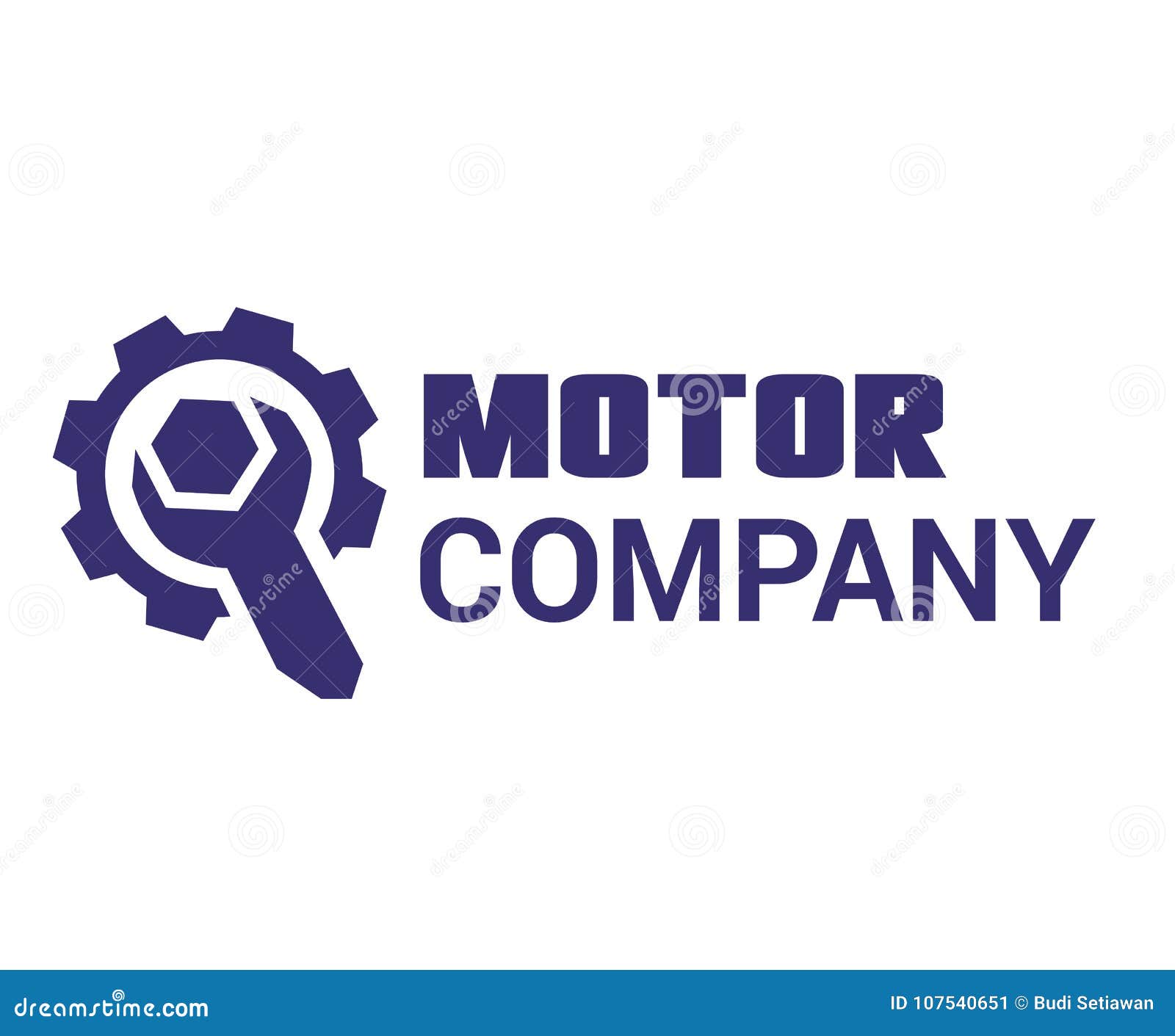 Moteur bleu de logo illustration de vecteur. Illustration du étiquette ...