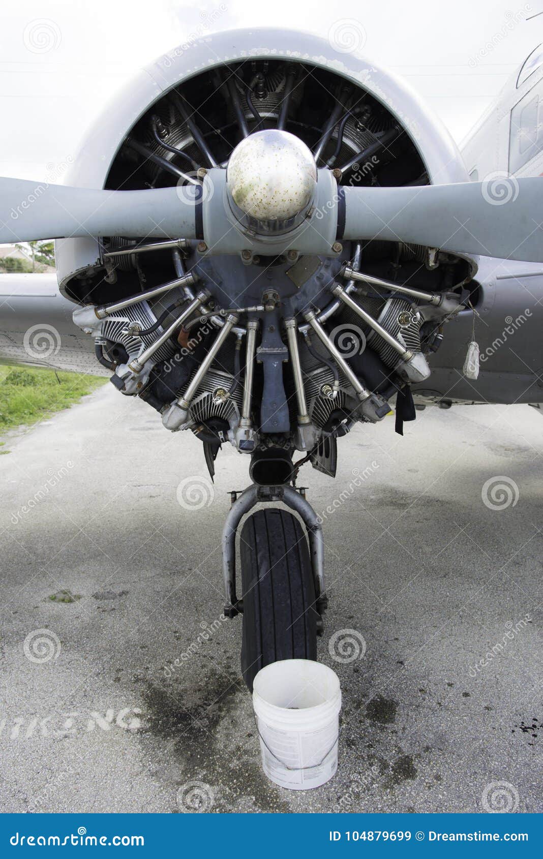 Moteur D'avions Avec Le Propulseur Image stock - Image du propulseur ...