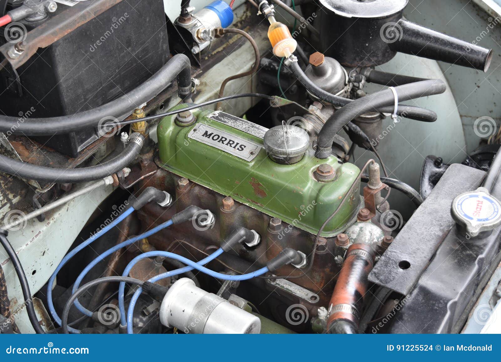 Moteur 1961 De Morris Minor 1000 Image stock éditorial - Image du ...