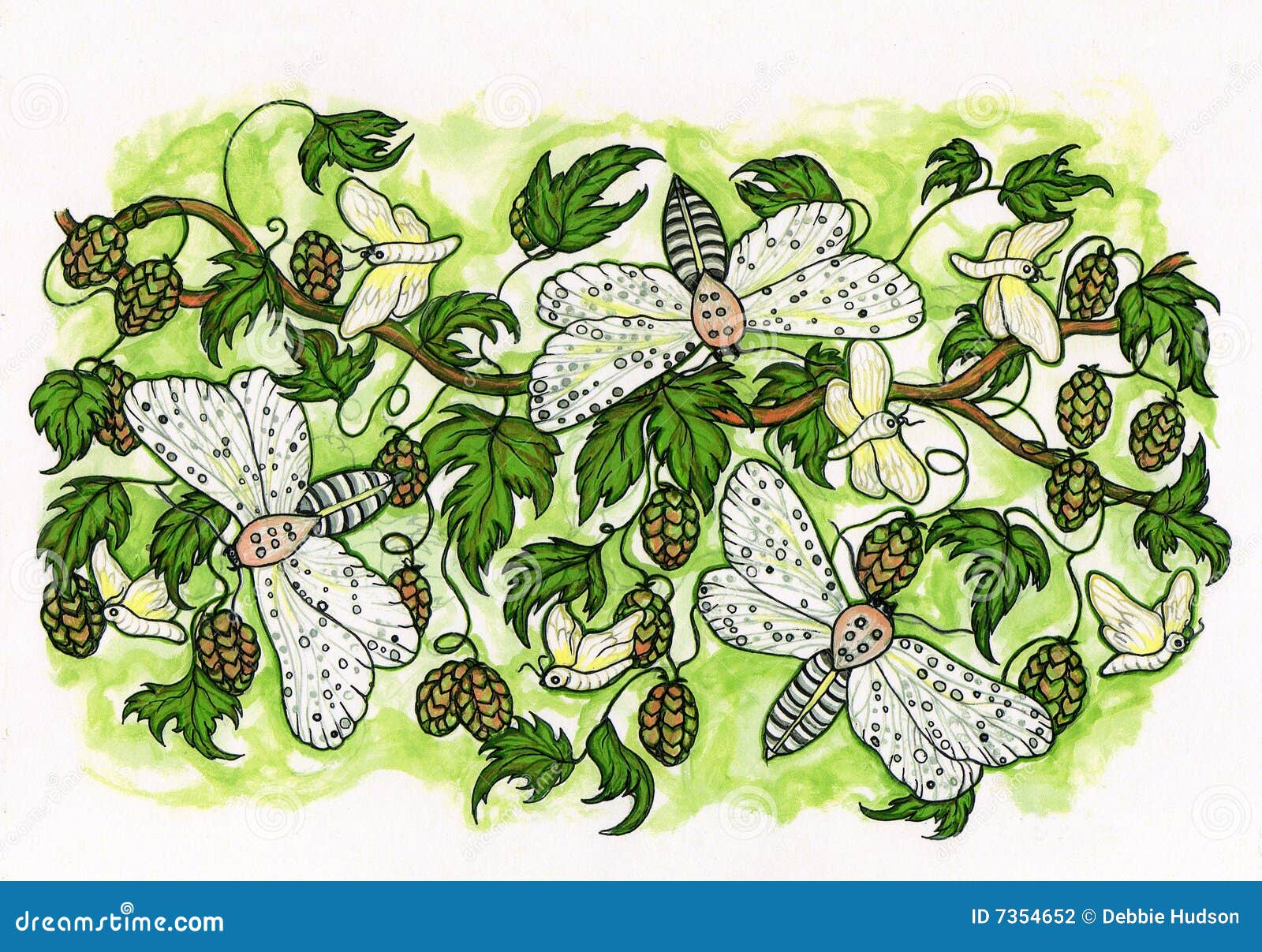 Moth ball stock illustration. Illustration of animals - 7354652