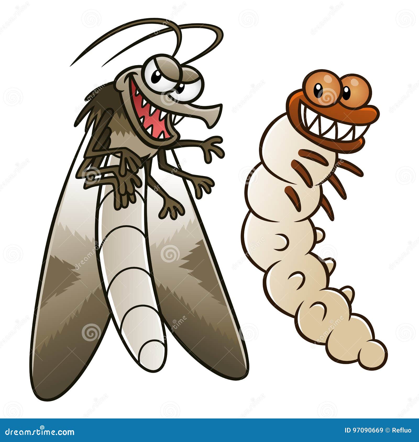 Larva Cartoons, Illustrations & Vector Stock Images - 6897 Pictures to ...