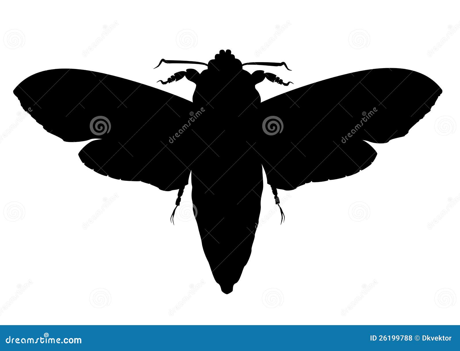 Moth Silhouette Stock Photography | CartoonDealer.com #26199788
