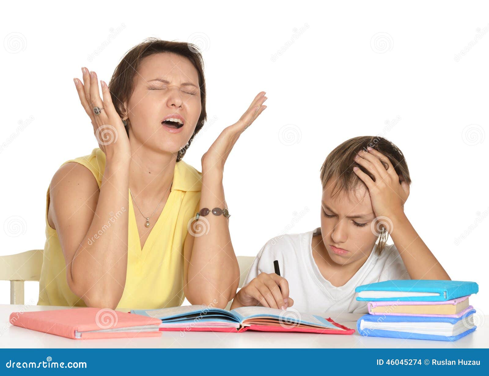 Mother is angry stock photo. Image of looking, emotions - 46045274