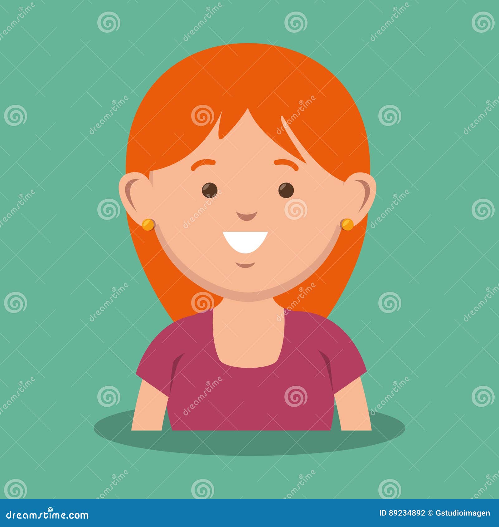 Mother Avatar Character Icon Stock Illustration - Illustration of ...