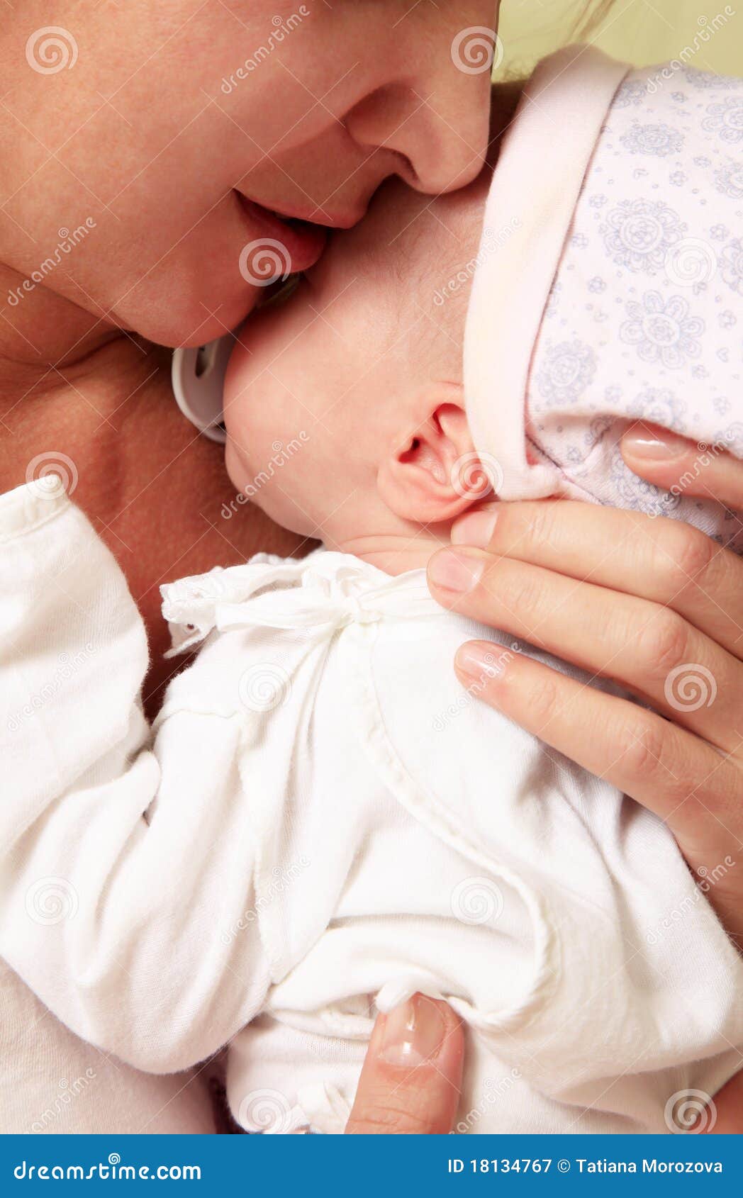 Mother with baby stock image. Image of babe, beginning - 18134767