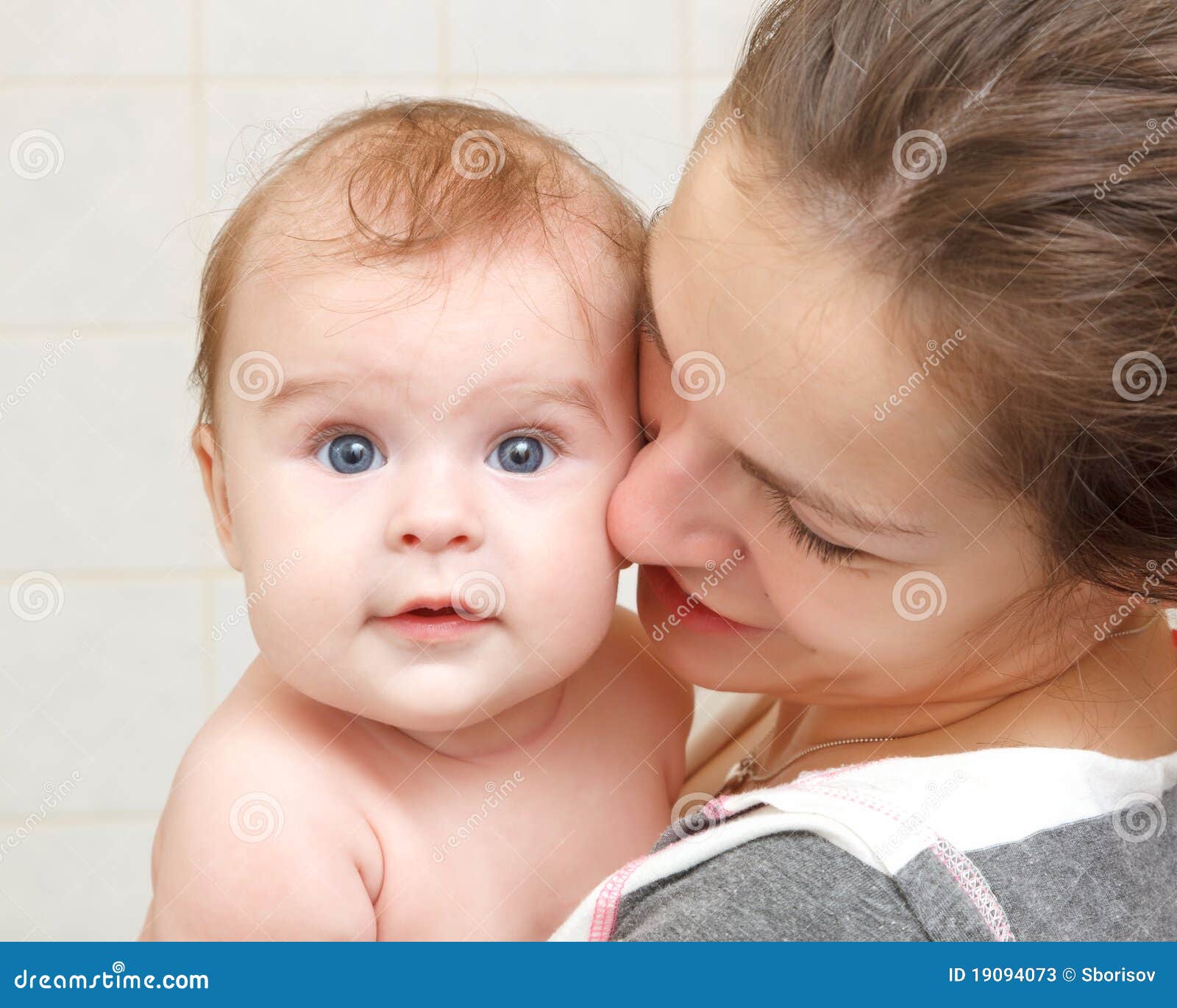 Mother with baby stock image. Image of family, loving - 19094073
