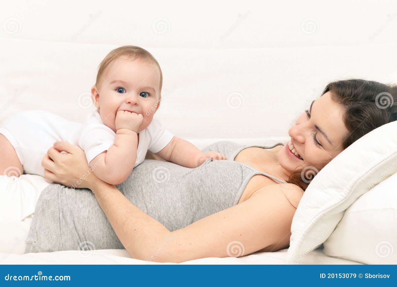 Mother with baby stock image. Image of child, caucasian - 20153079