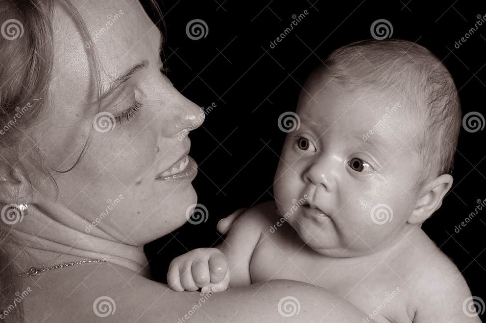 Mother and baby stock photo. Image of back, holds, daughter - 335074