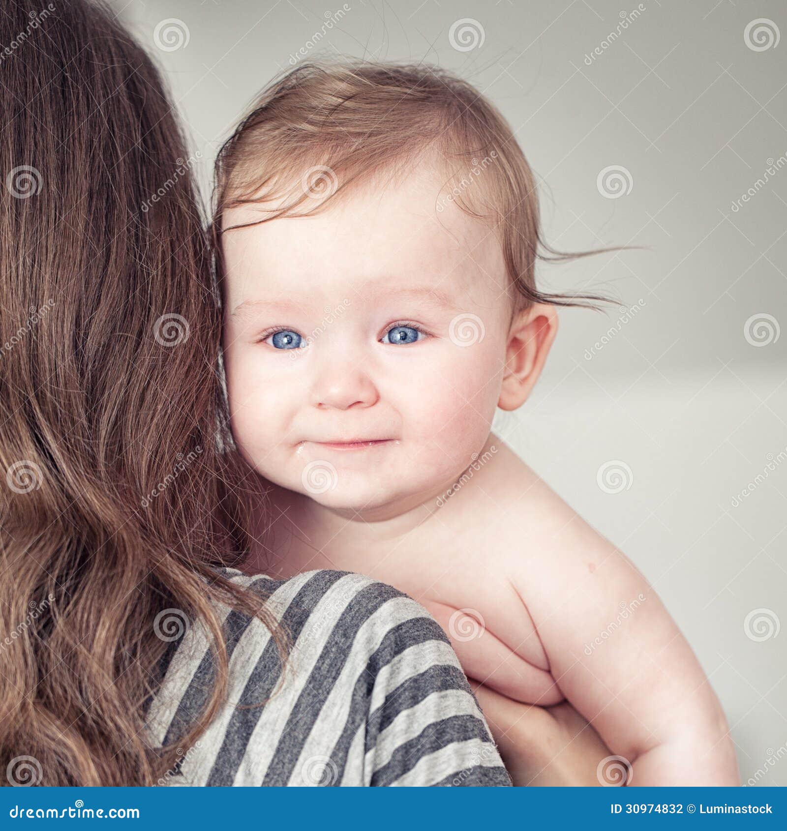Mother and Baby stock photo. Image of male, parent, back - 30974832