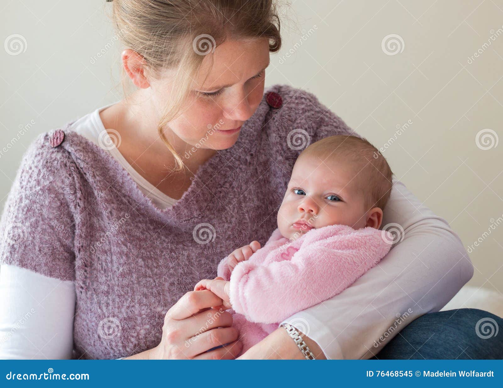 Mother and baby stock image. Image of infant, love, happy - 76468545