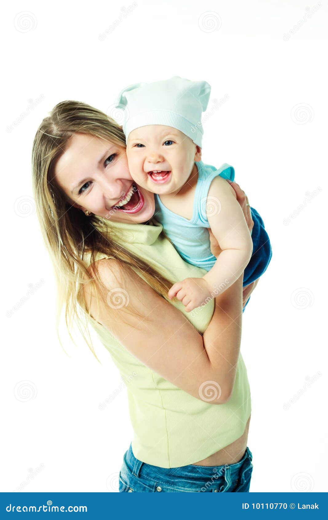 Mother and baby having fun stock photo. Image of childhood - 10110770