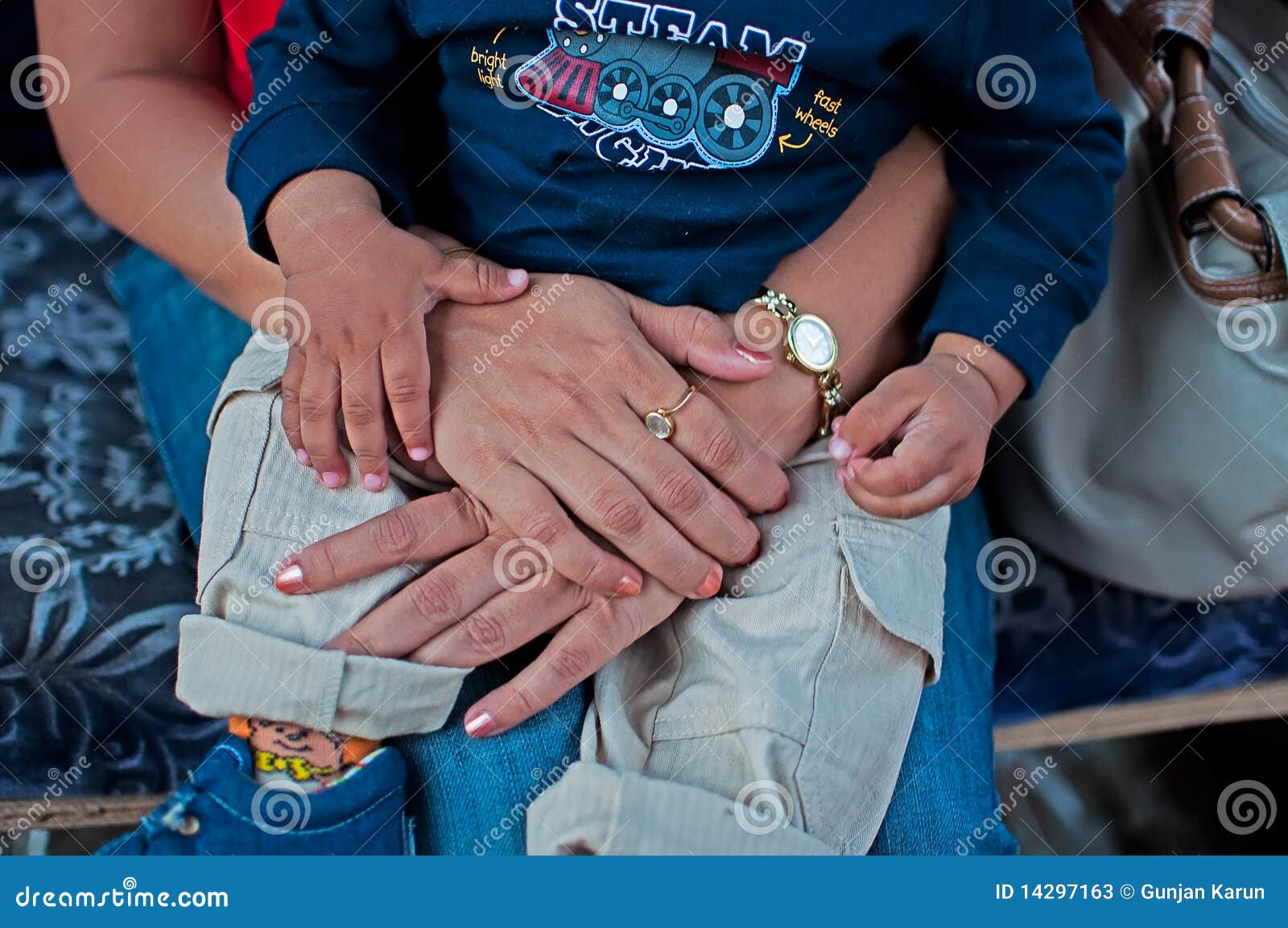 Kids Hands In Lap