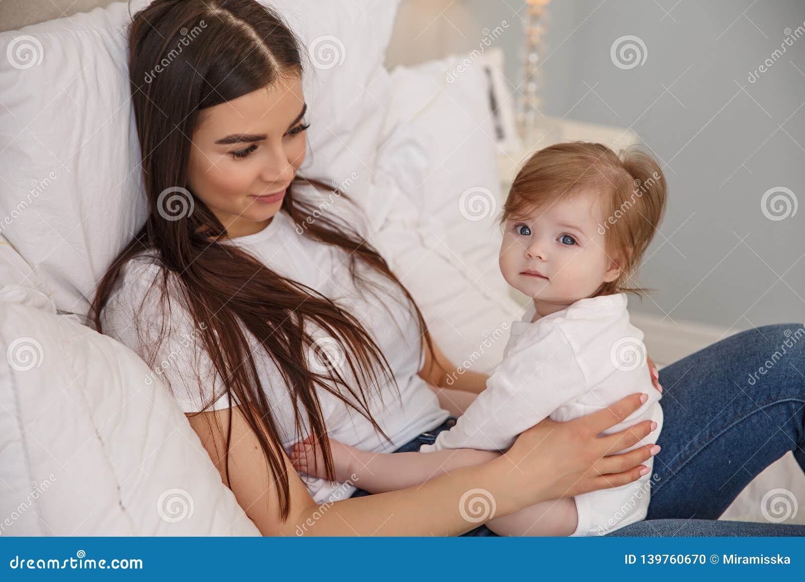Mother, baby and love stock photo. Image of playing - 139760670