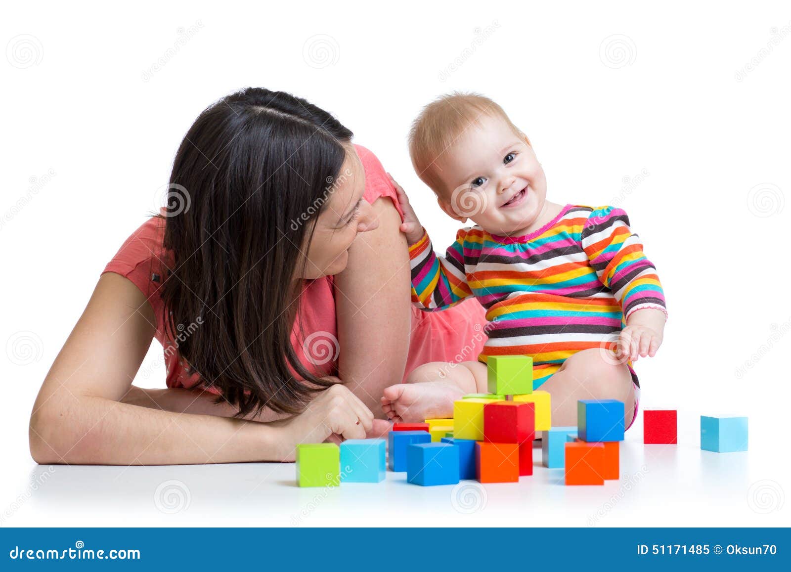 Mother and Baby Playing and Having Fun Stock Image - Image of baby ...