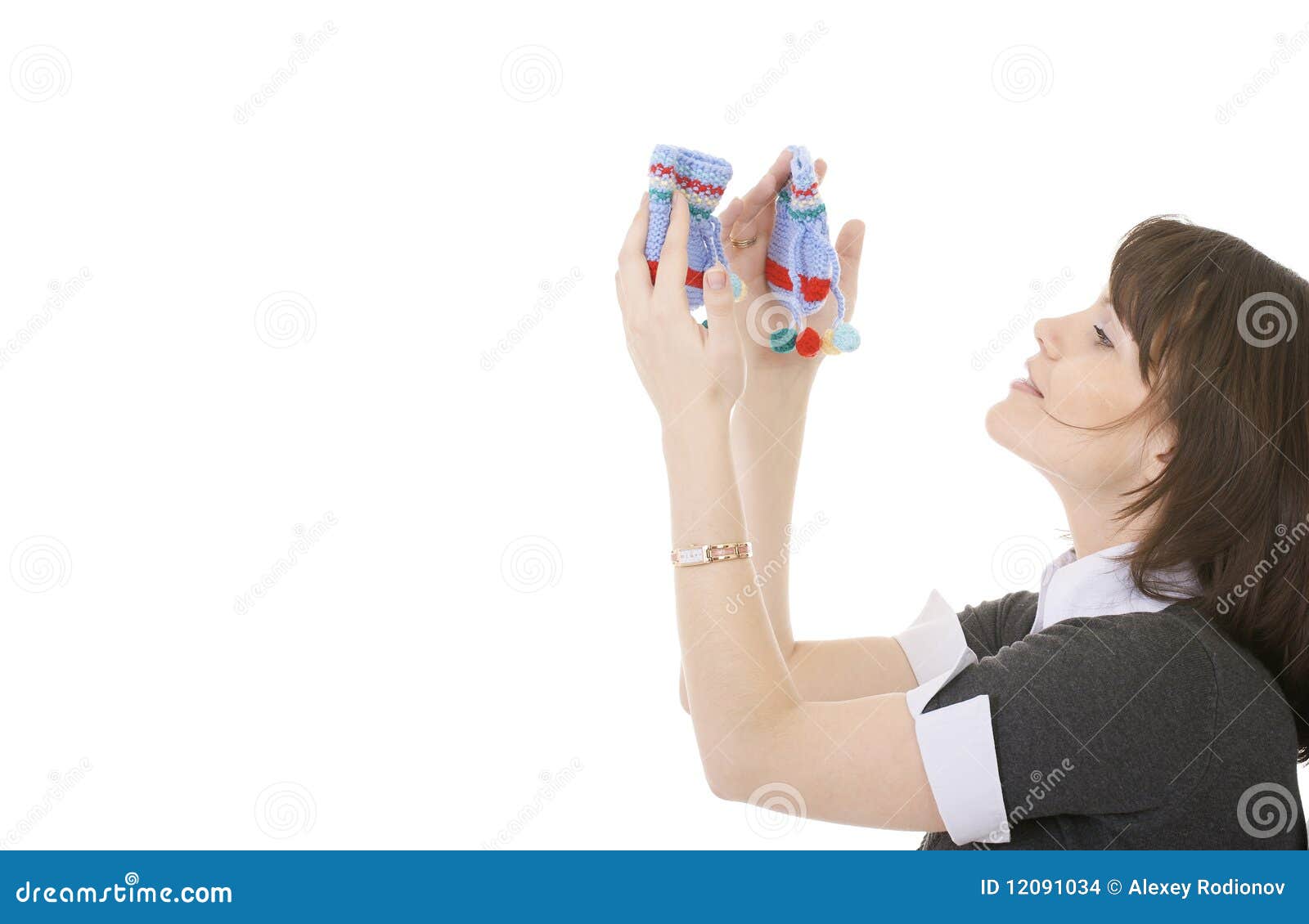 Mother and baby s bootee stock photo. Image of happy - 12091034