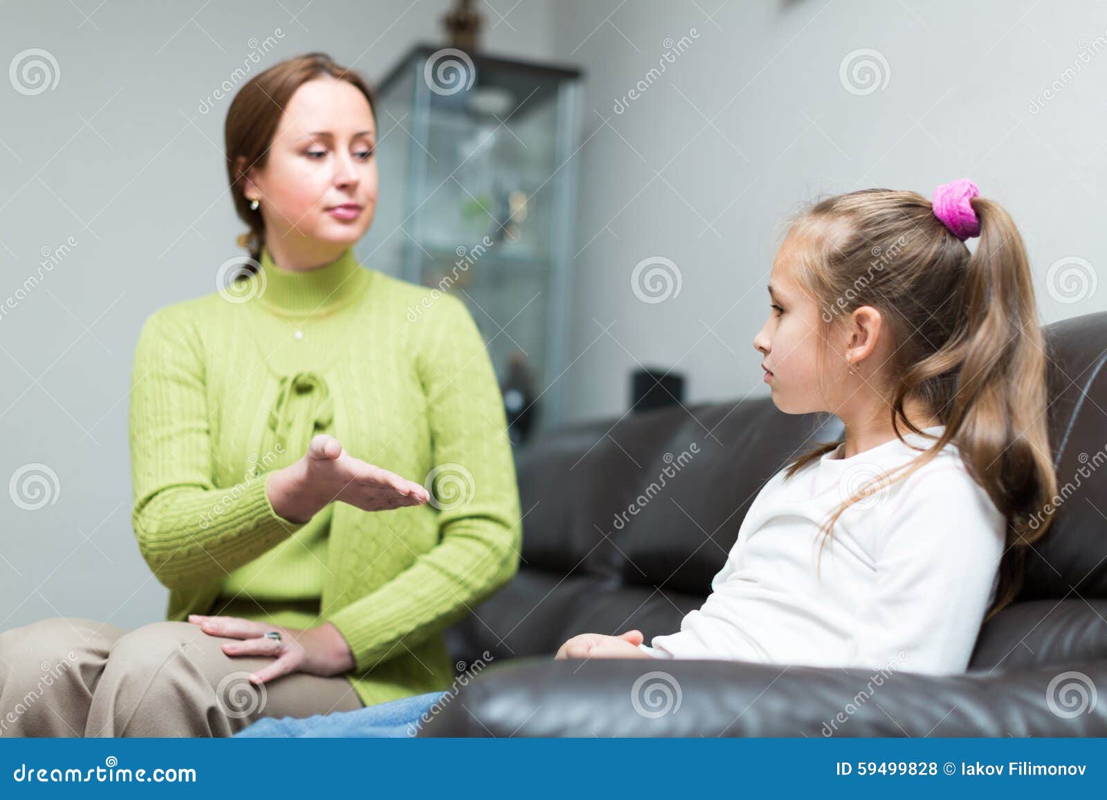 Mother berating daughter stock photo. Image of mother - 59499828
