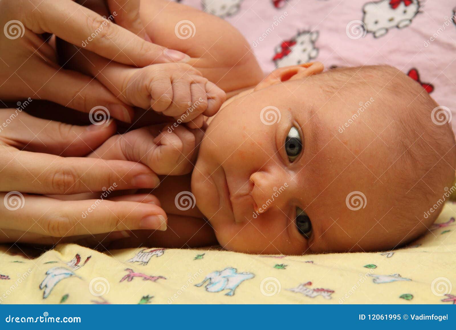 Mother caresses her baby stock image. Image of mother - 12061995