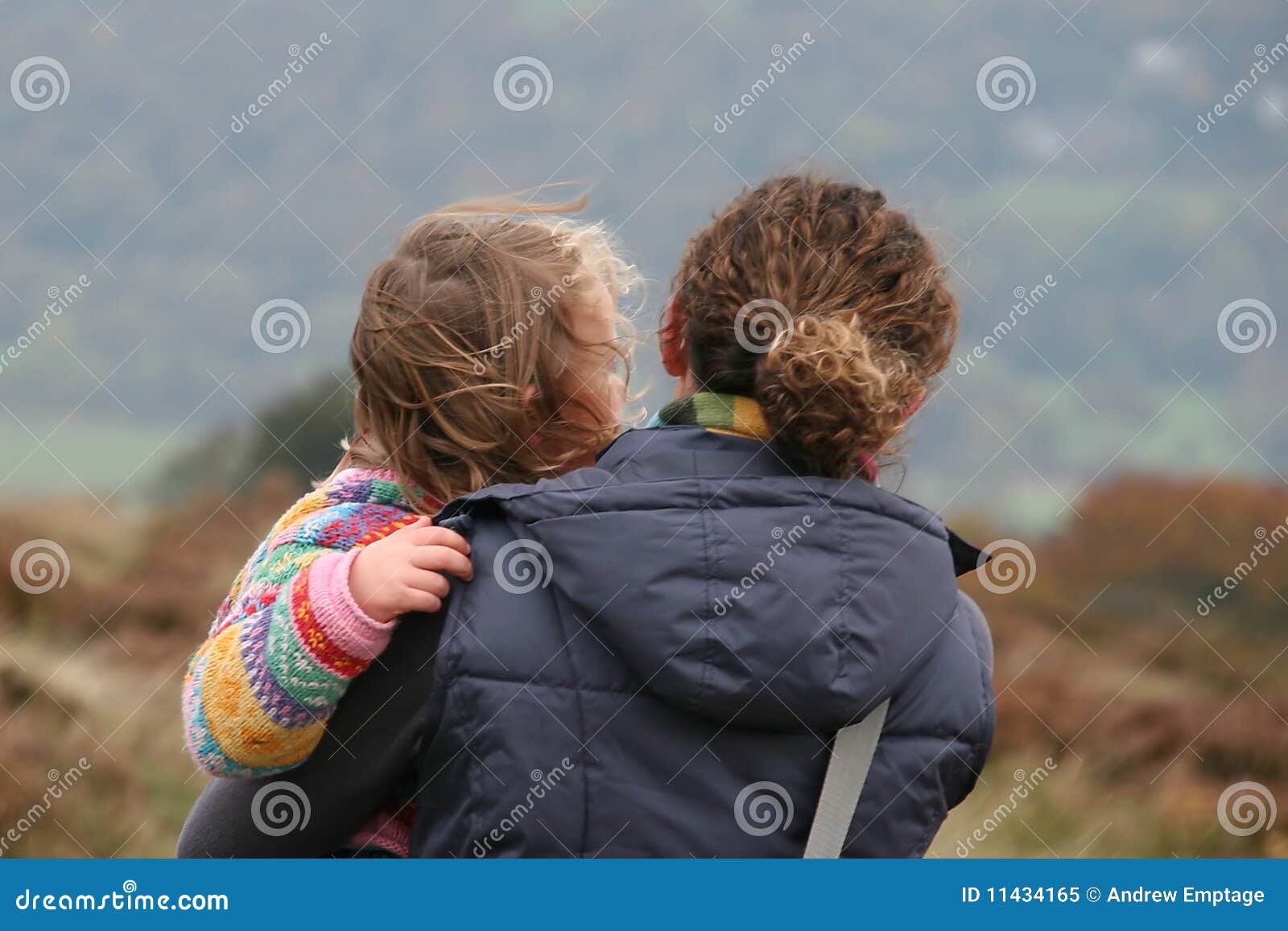 Girl Cuddle Behind Mum Stock Photos - Free & Royalty-Free Stock Photos ...