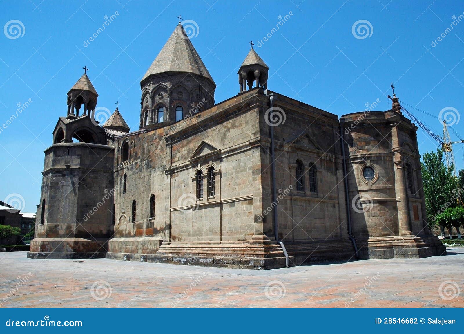 Mother Cathedral of Holy Etchmiadzin, Armenia Stock Photo - Image of ...