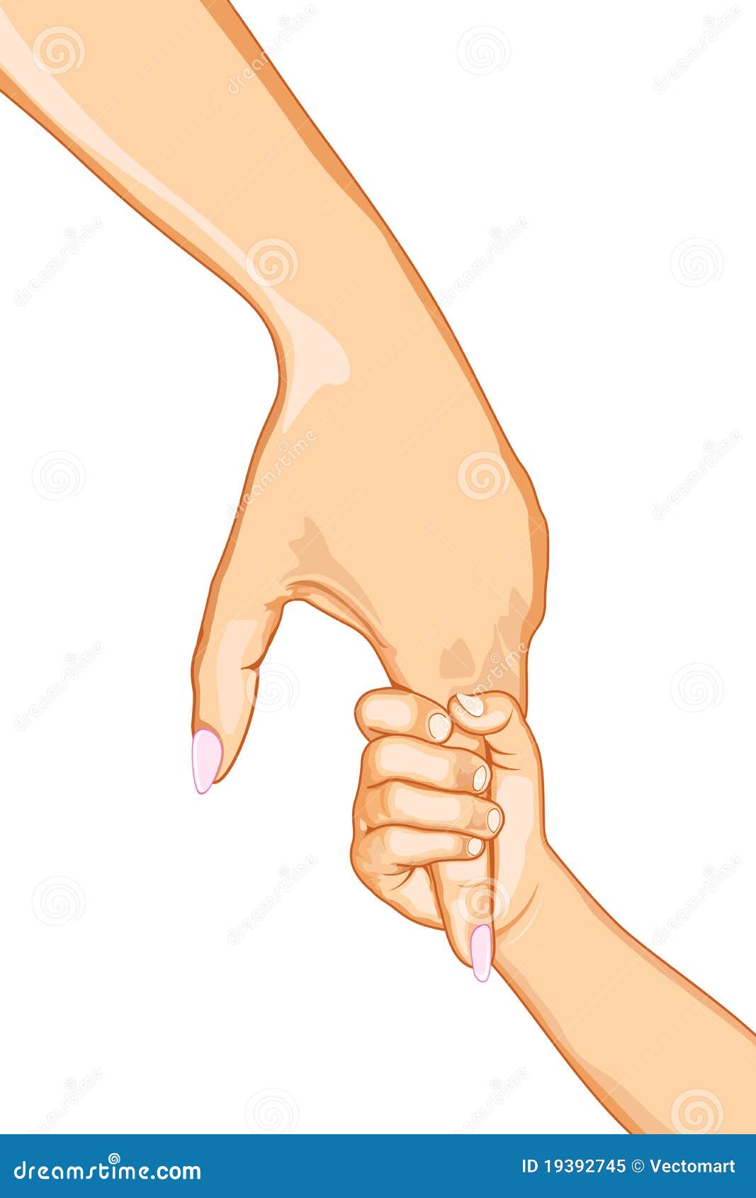 Mother and Child stock vector. Illustration of finger - 19392745
