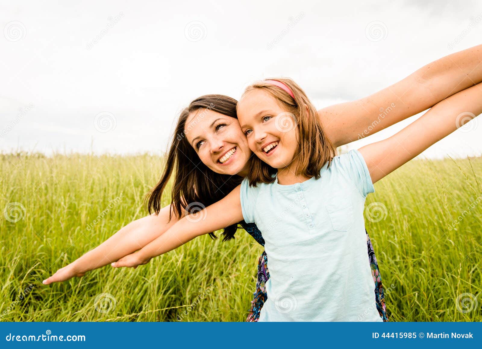 Mother and child flying stock image. Image of lifestyle - 44415985